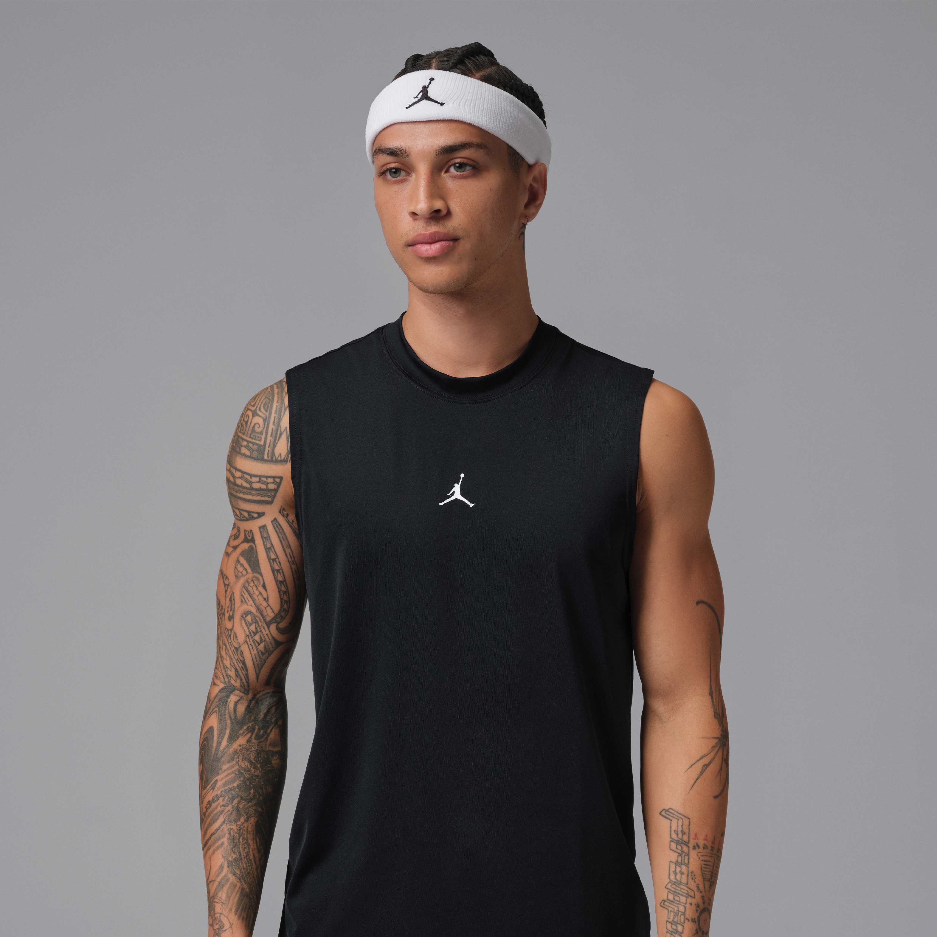 Buy Jordan Sport Essentials Men's Dri-FIT Sleeveless Top - Black @ Nike UAE