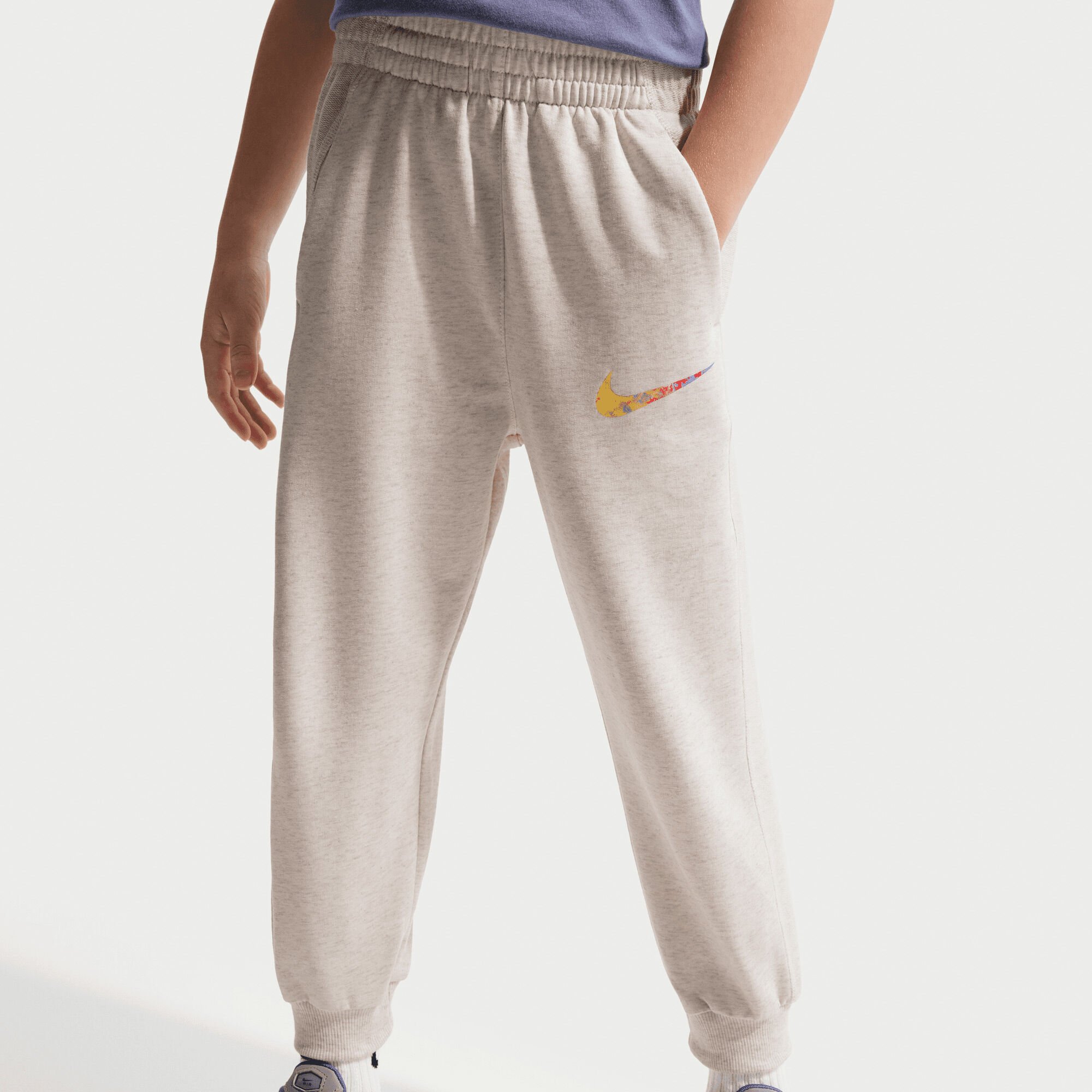 Buy Nike E1D1 Little Kids' French Terry 2-Piece Graphic Crew Set - Pale ...