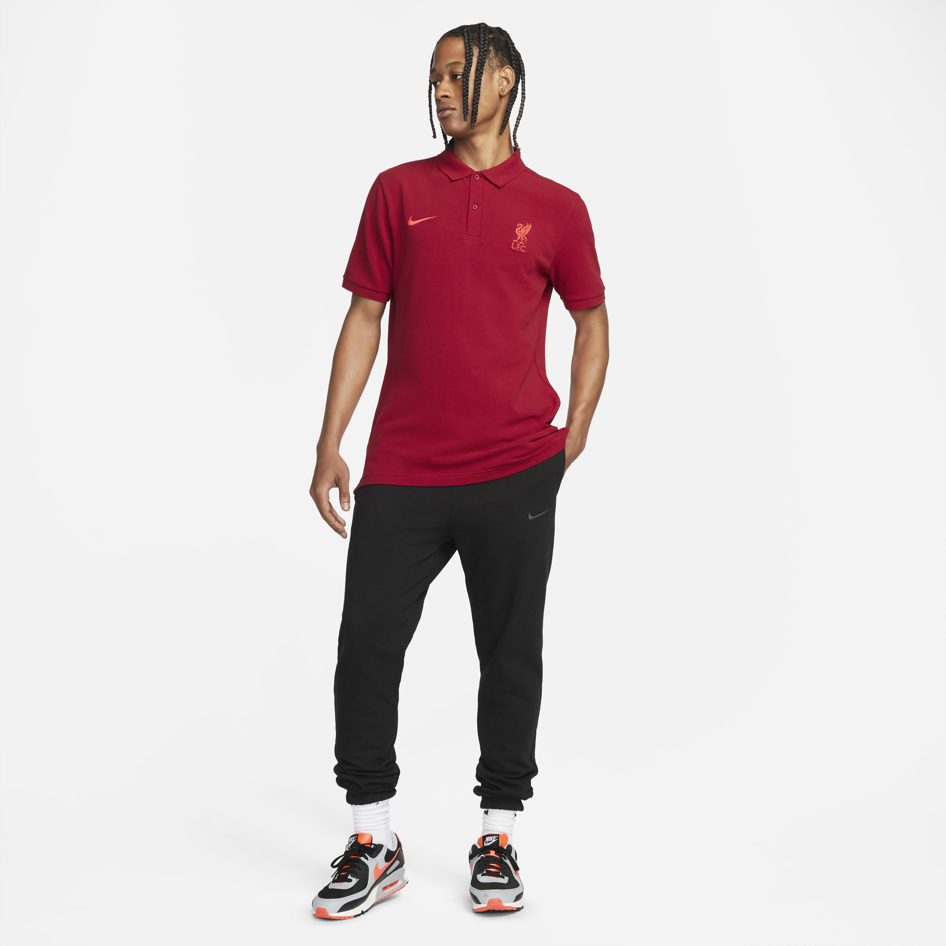 Buy Liverpool F.C. Men's Polo - Tough Red/Siren Red @ Nike UAE