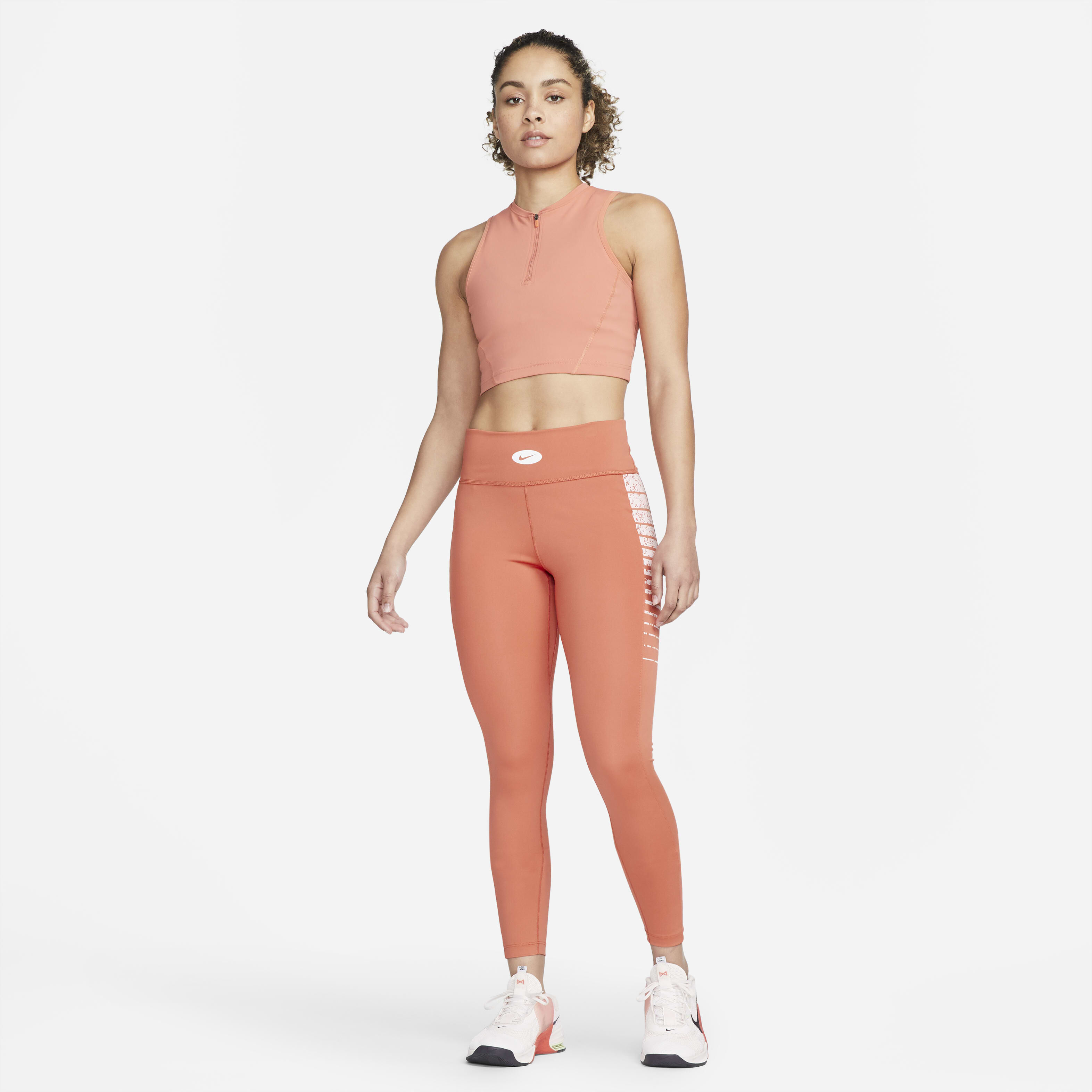 Buy Nike One Icon Clash Women's Mid-Rise Colour-Block Training Leggings ...