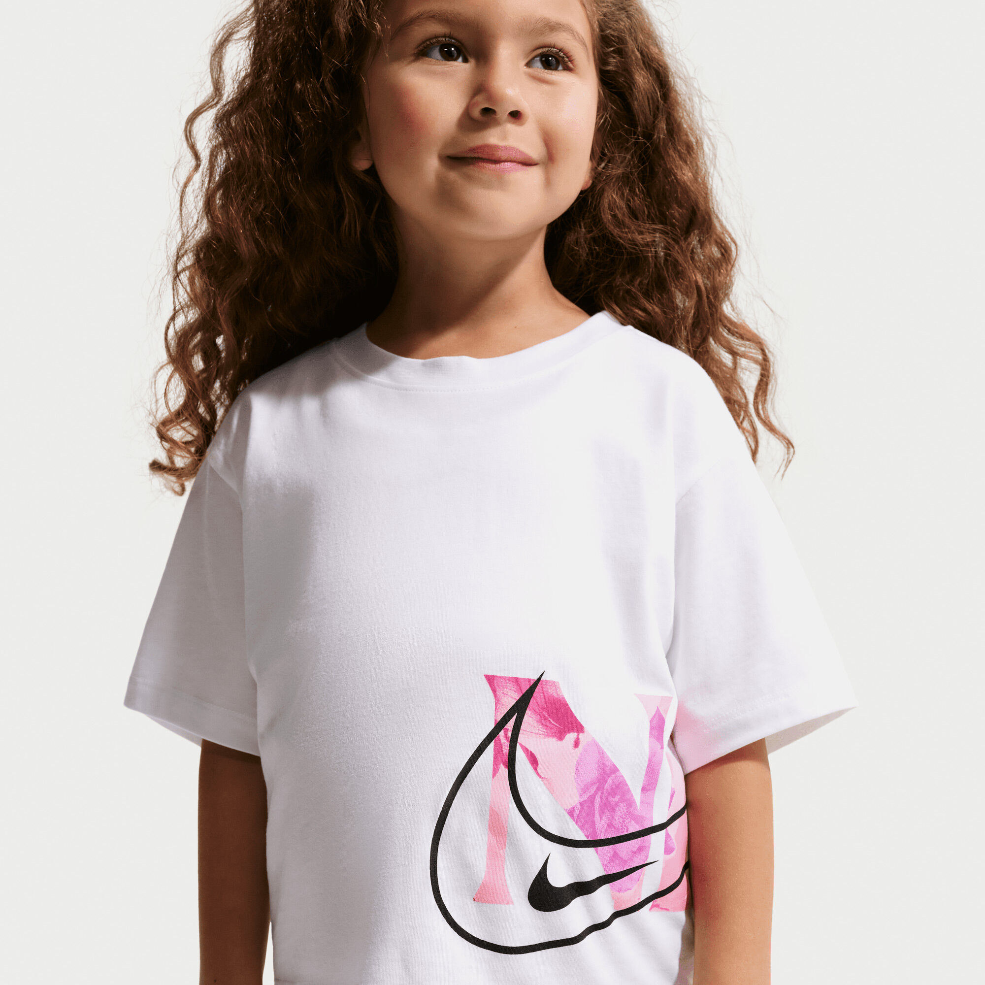 Buy Nike Move With Nature Little Kids' Boxy T-Shirt - White @ Nike UAE