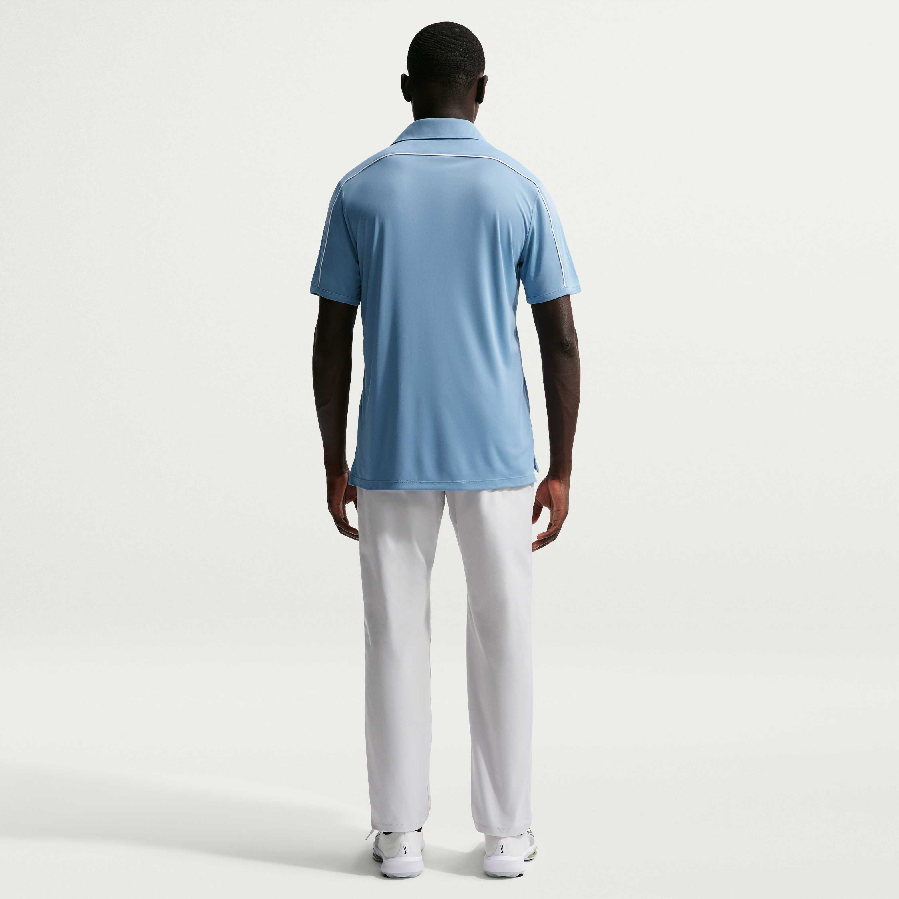 Buy Nike Par Men's Dri-FIT Golf Polo - Work Blue/White @ Nike UAE
