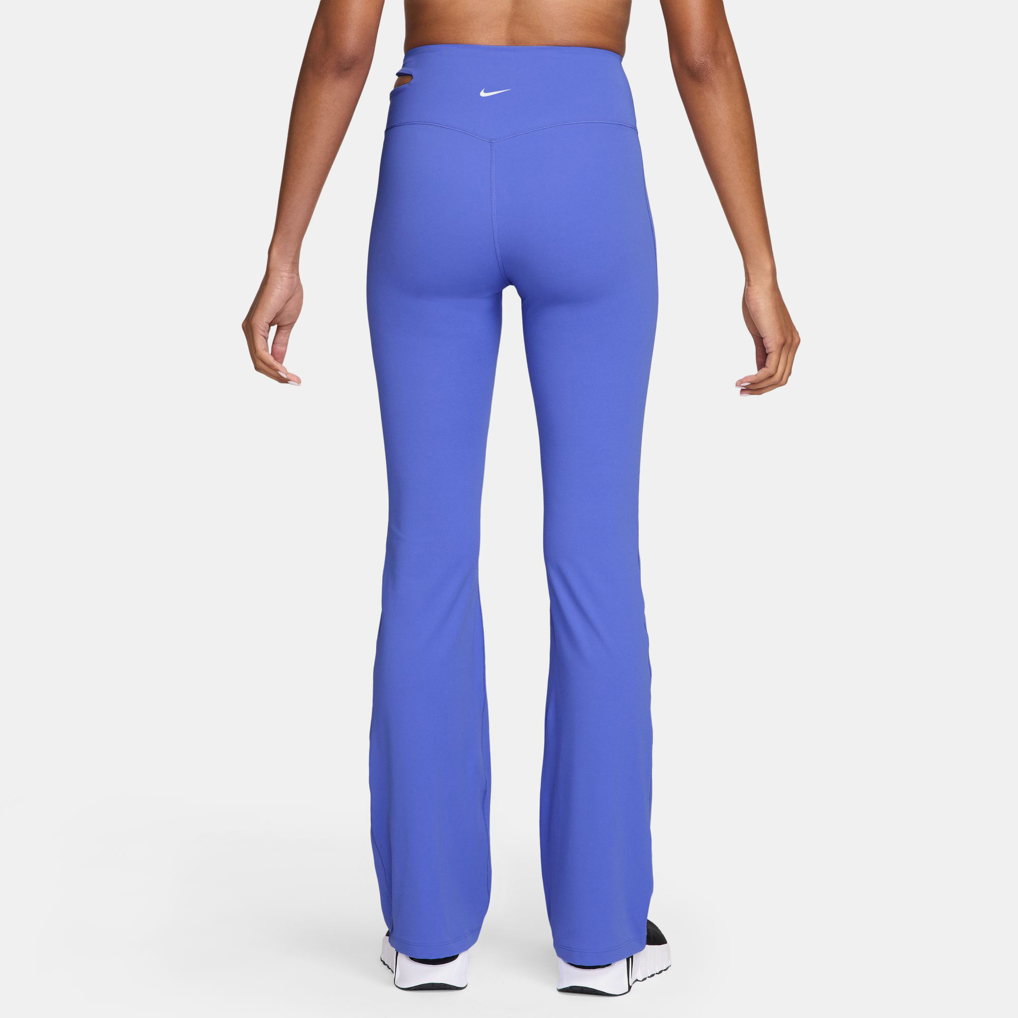 Buy Nike Zenvy Women's High-Waisted Flared Leggings - Sapphire/White ...