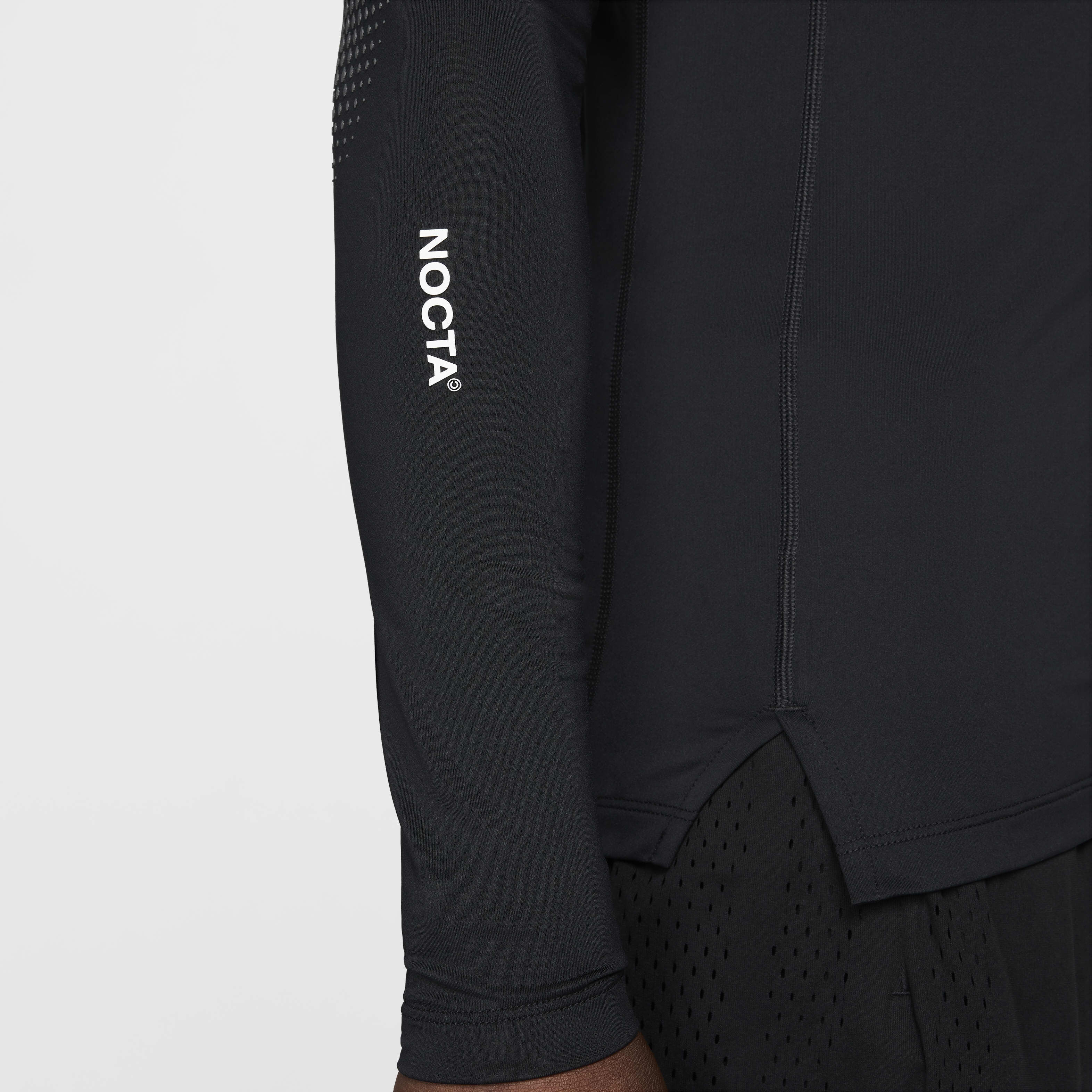 Buy NOCTA Men's Long-Sleeve Base Layer Basketball Top - Black/White ...