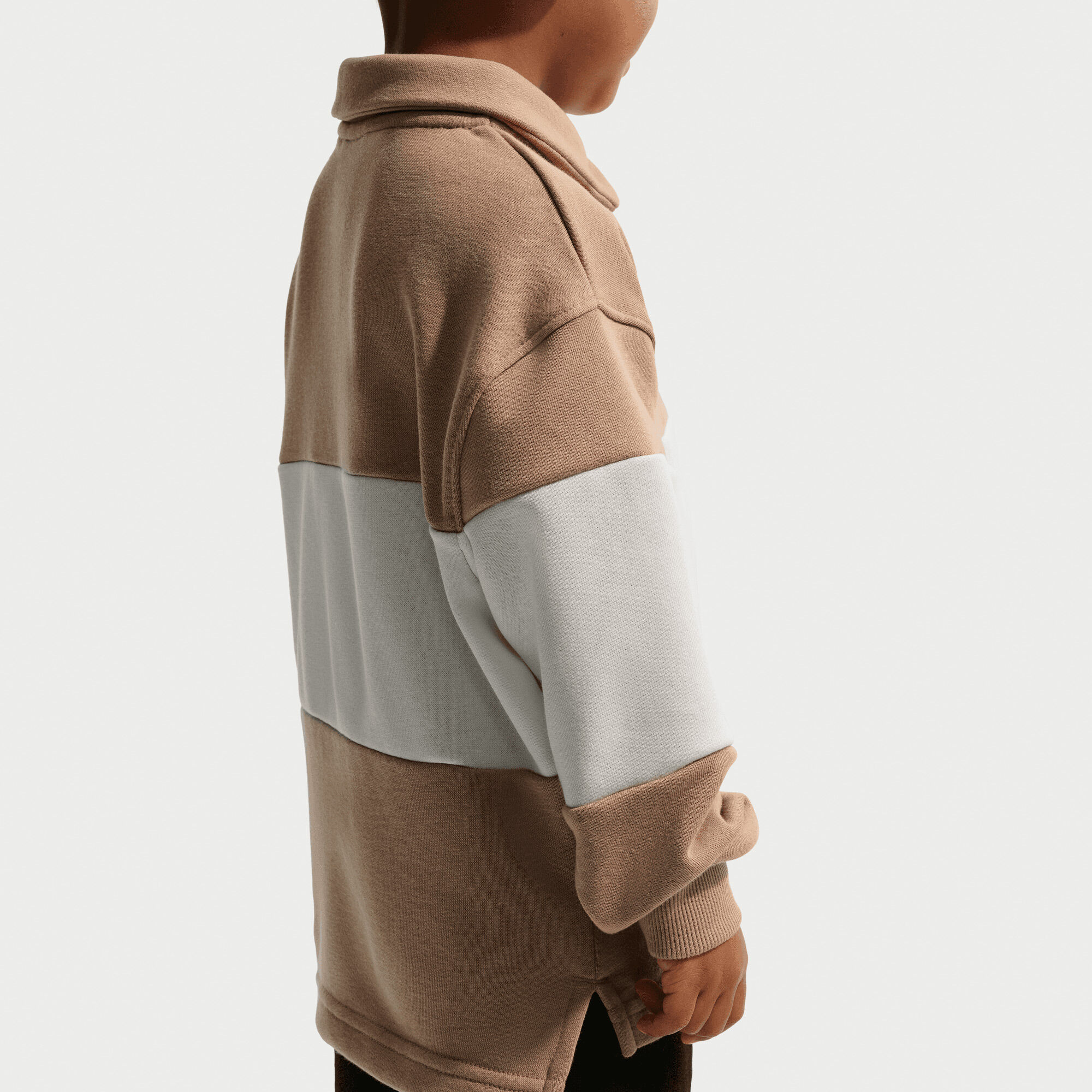 Buy Nike Club Toddler French Terry Long-Sleeve Rugby Polo - Hemp @ Nike UAE