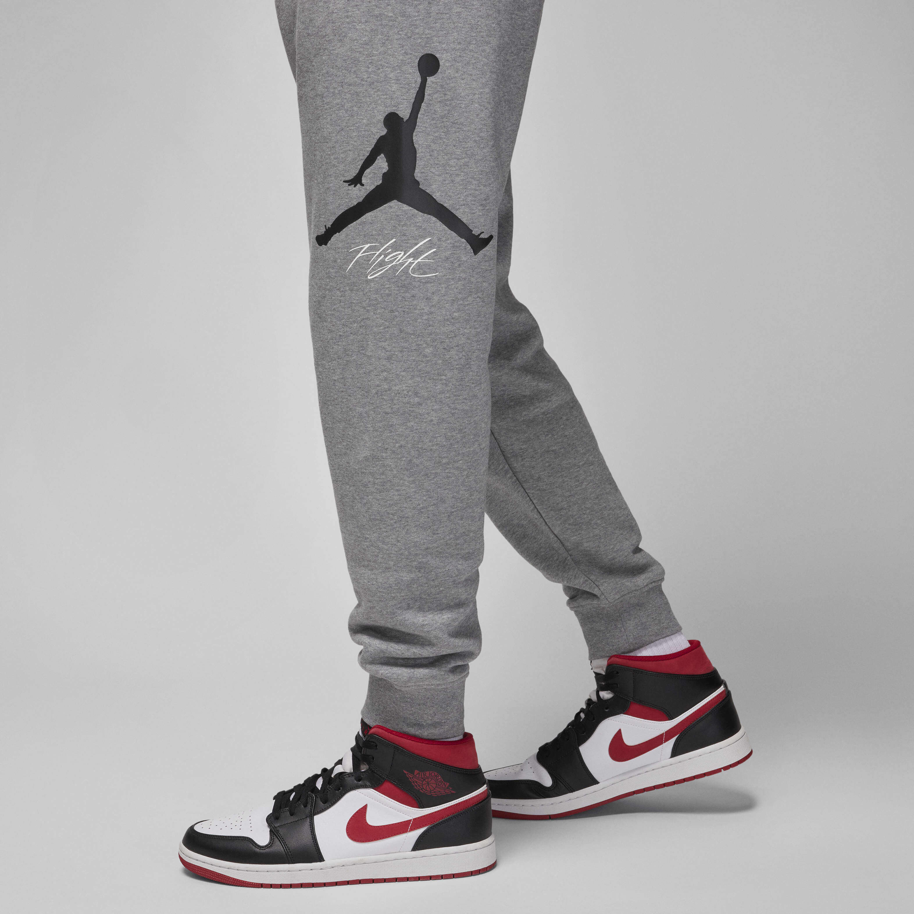 Buy Jordan Essentials Men's Fleece Baseline Trousers - Carbon Heather ...