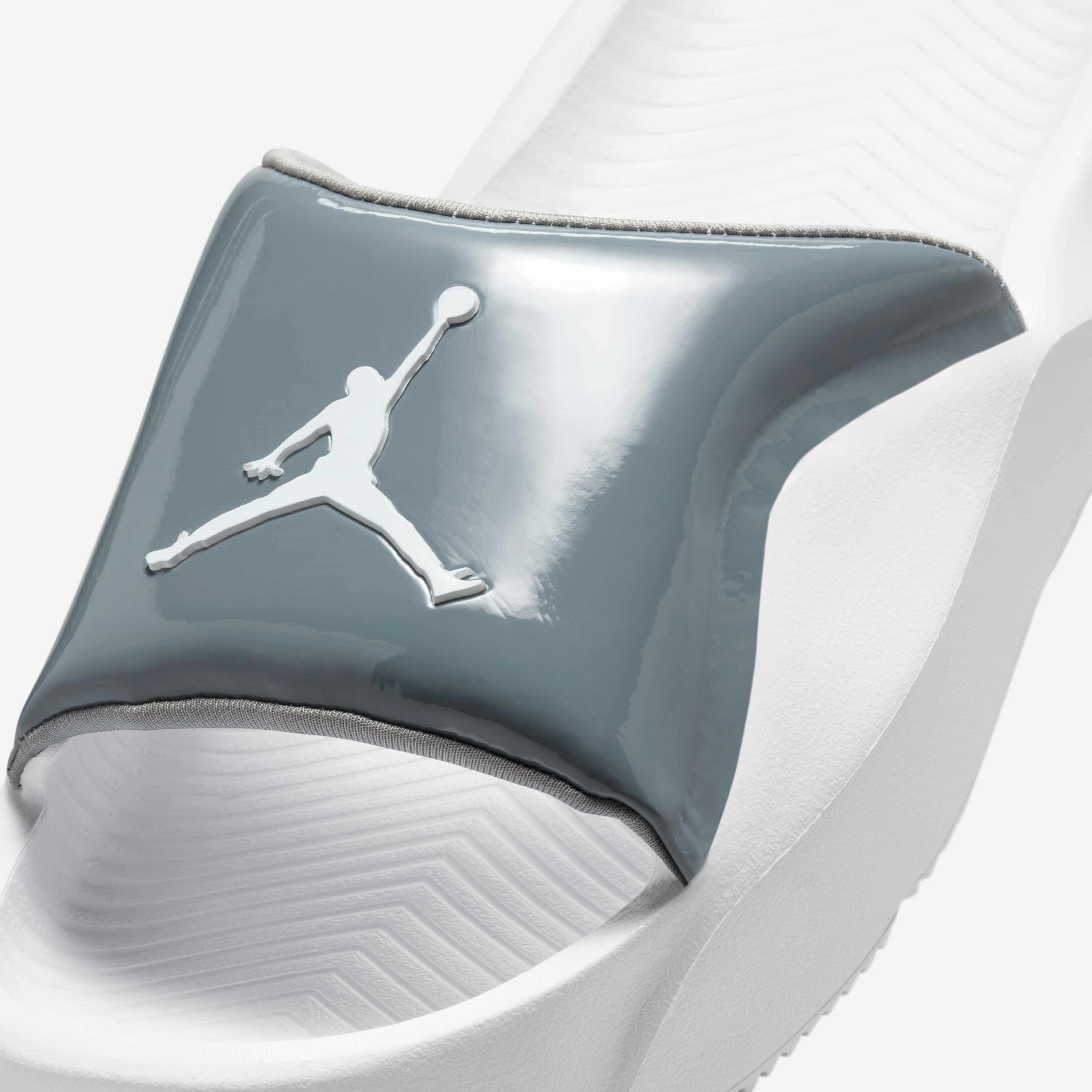 Buy Jordan Franchise Older Kids' Slides - Cool Grey/Medium Grey/White ...