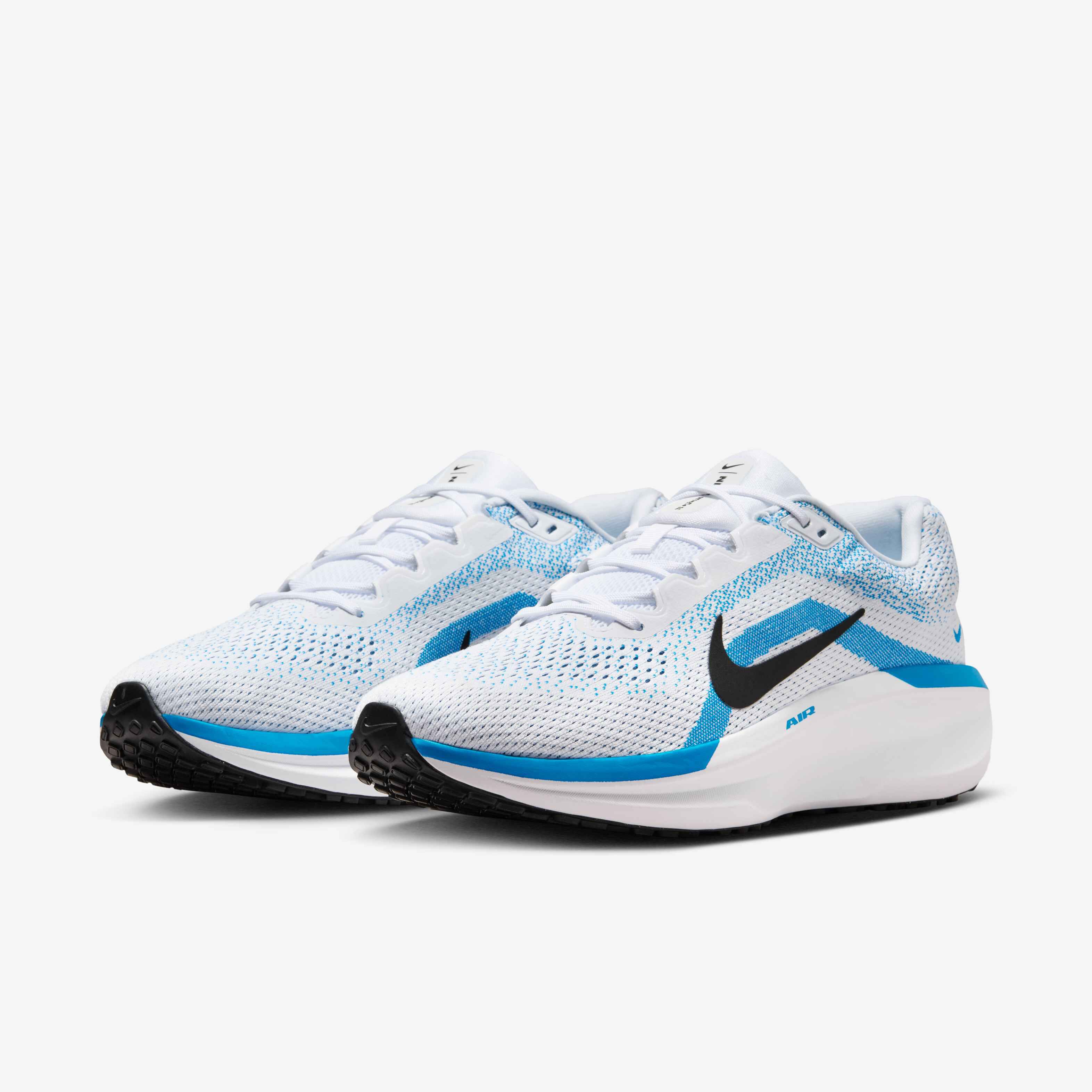 Buy Nike Winflo 11 Men's Road Running Shoes - White/Blue Hero/Black ...