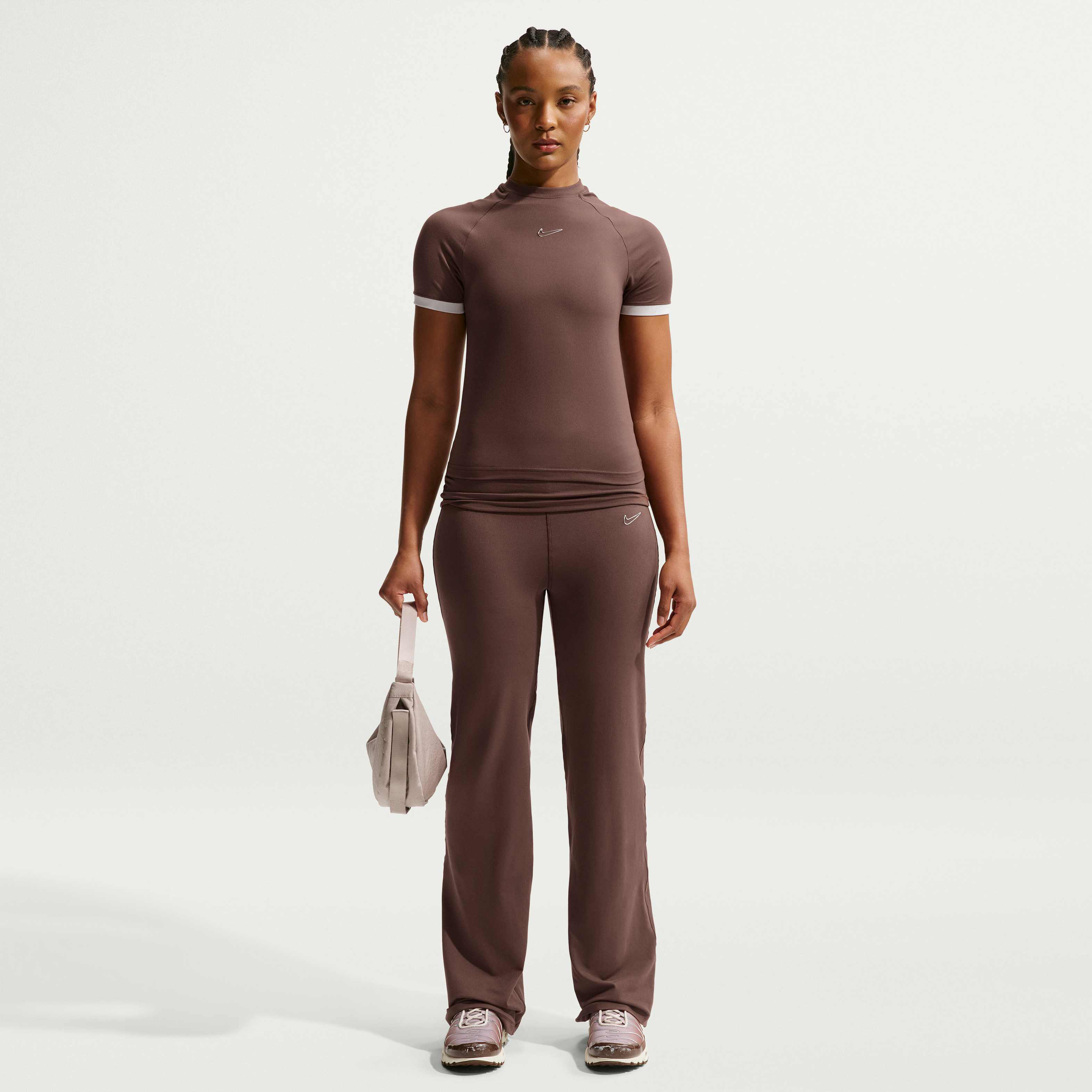 Buy Nike Sportswear Women's Flared Trousers - Light Chocolate @ Nike UAE