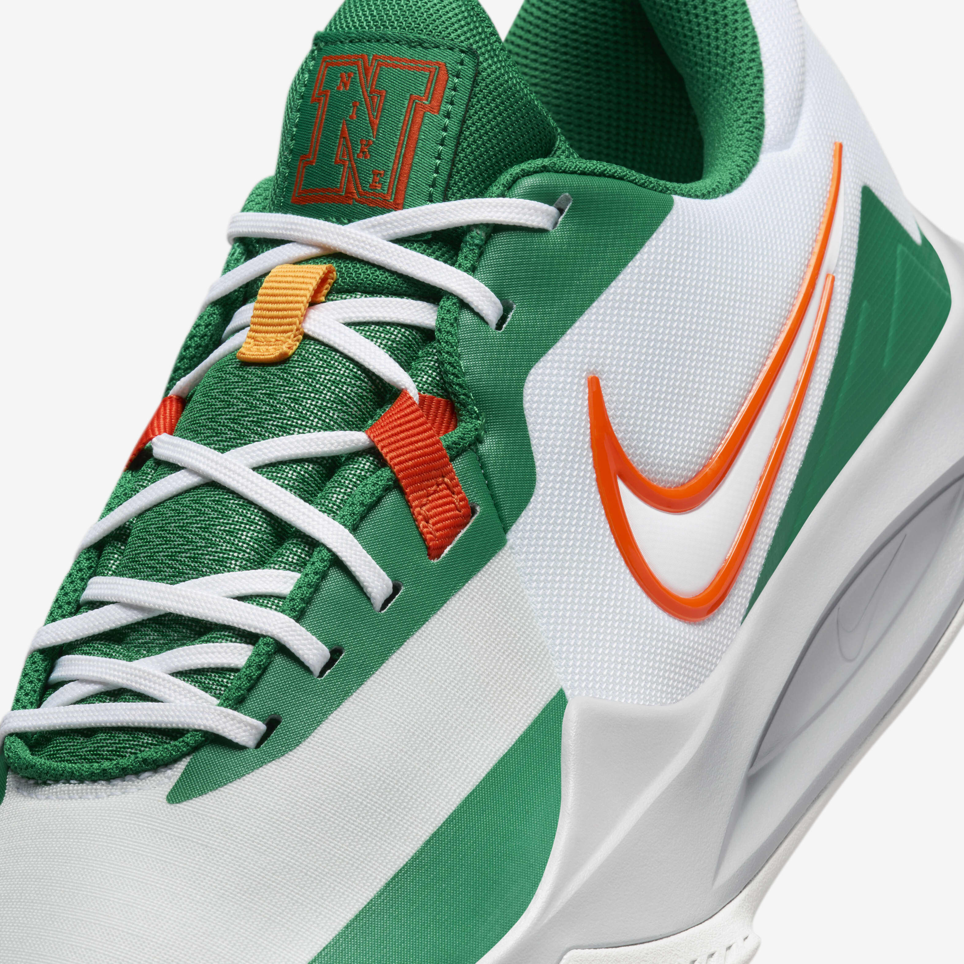 Buy Nike Precision 6 Basketball Shoes - White/Malachite/Sundial/Safety ...
