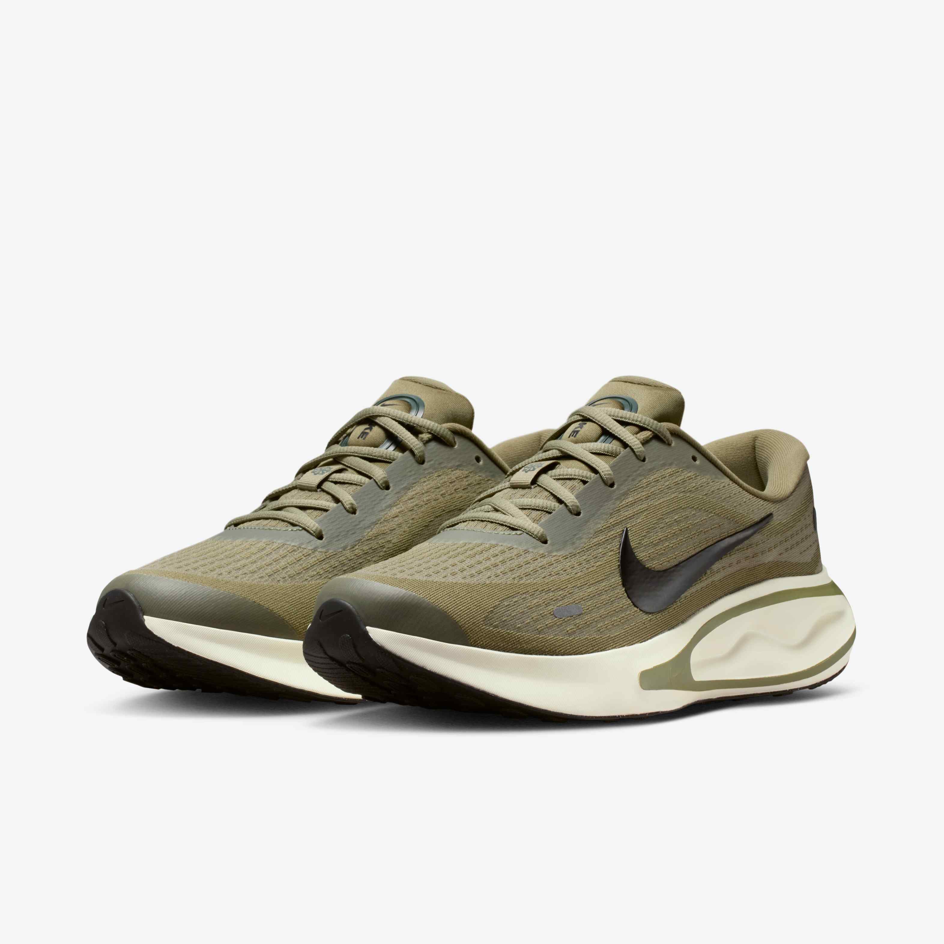 Buy Nike Journey Run Men's Road Running Shoes - Silver Sage/Black ...