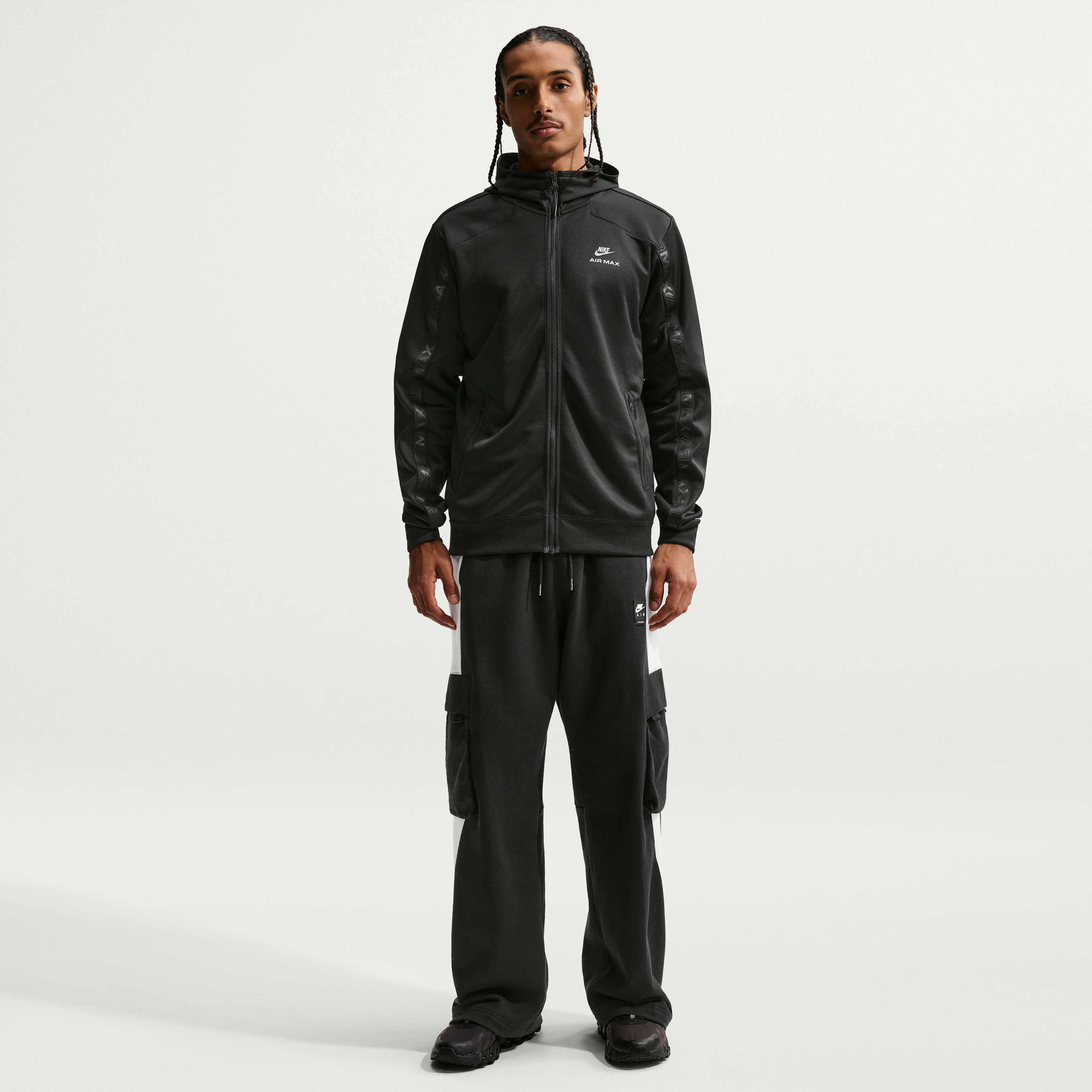 Buy Nike Sportswear Air Max Men's Full-Zip Hoodie - Black/Black/Black ...