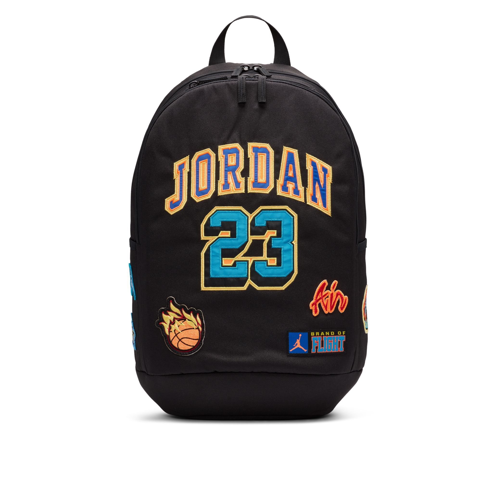Buy Jordan Patch Backpack Big Kids Backpack (27L) - Black | Nike UAE ...
