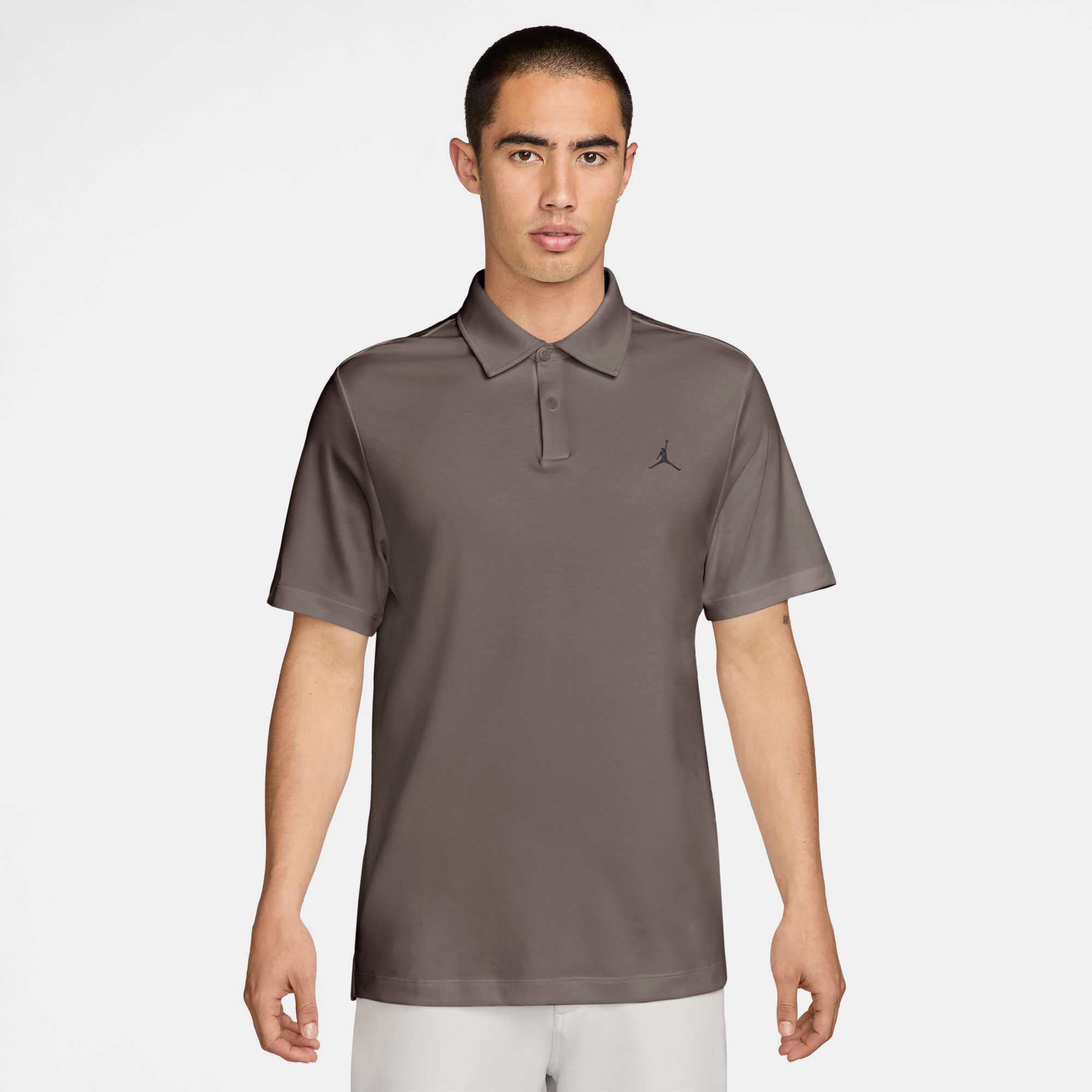Buy Jordan Sport Men's Dri-FIT Golf Polo - Olive Grey/Anthracite @ Nike UAE