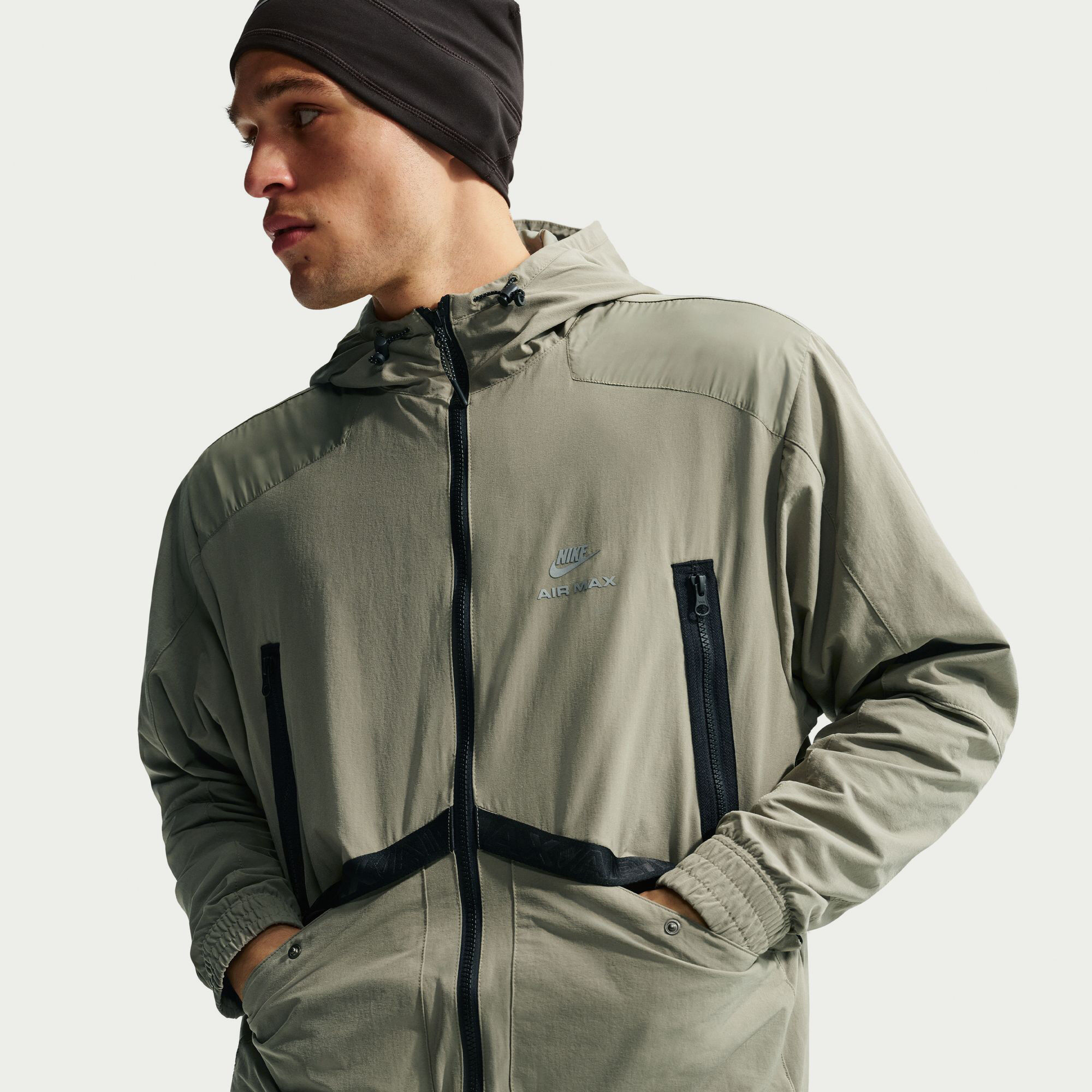 Buy Nike Sportswear Air Max Men's Woven Jacket - Light Army/Light Army ...