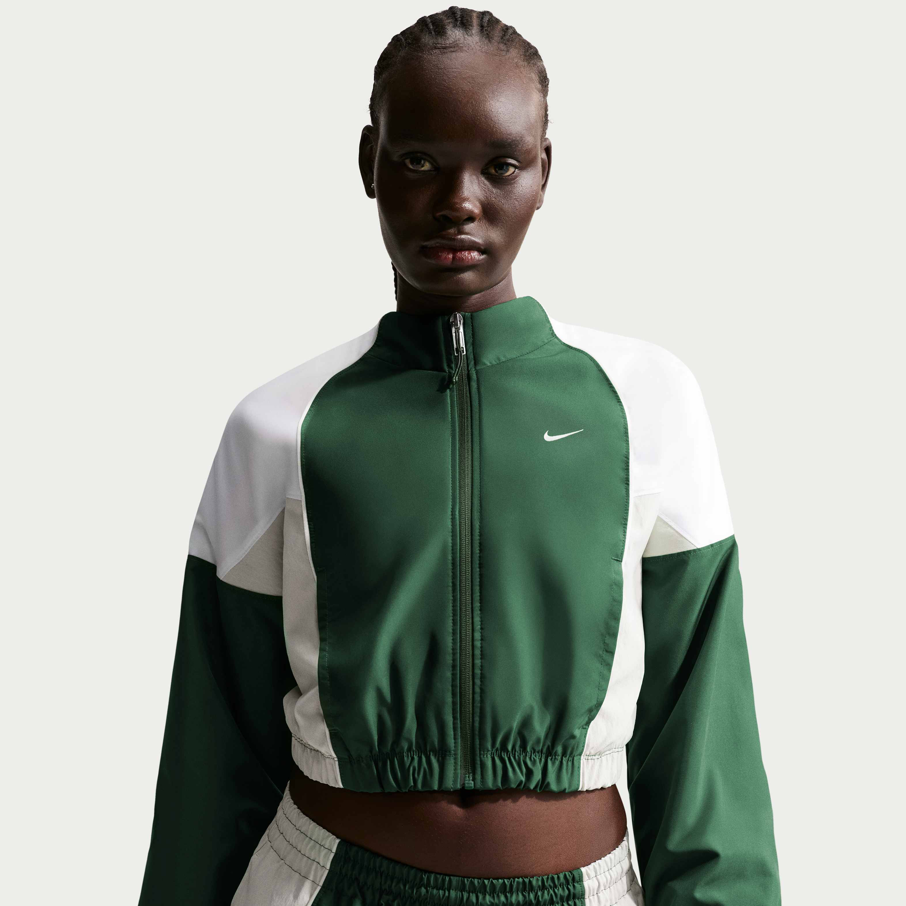 Buy Nike Sportswear Women's Shrunken Tracksuit Jacket - Fir/White/Light ...