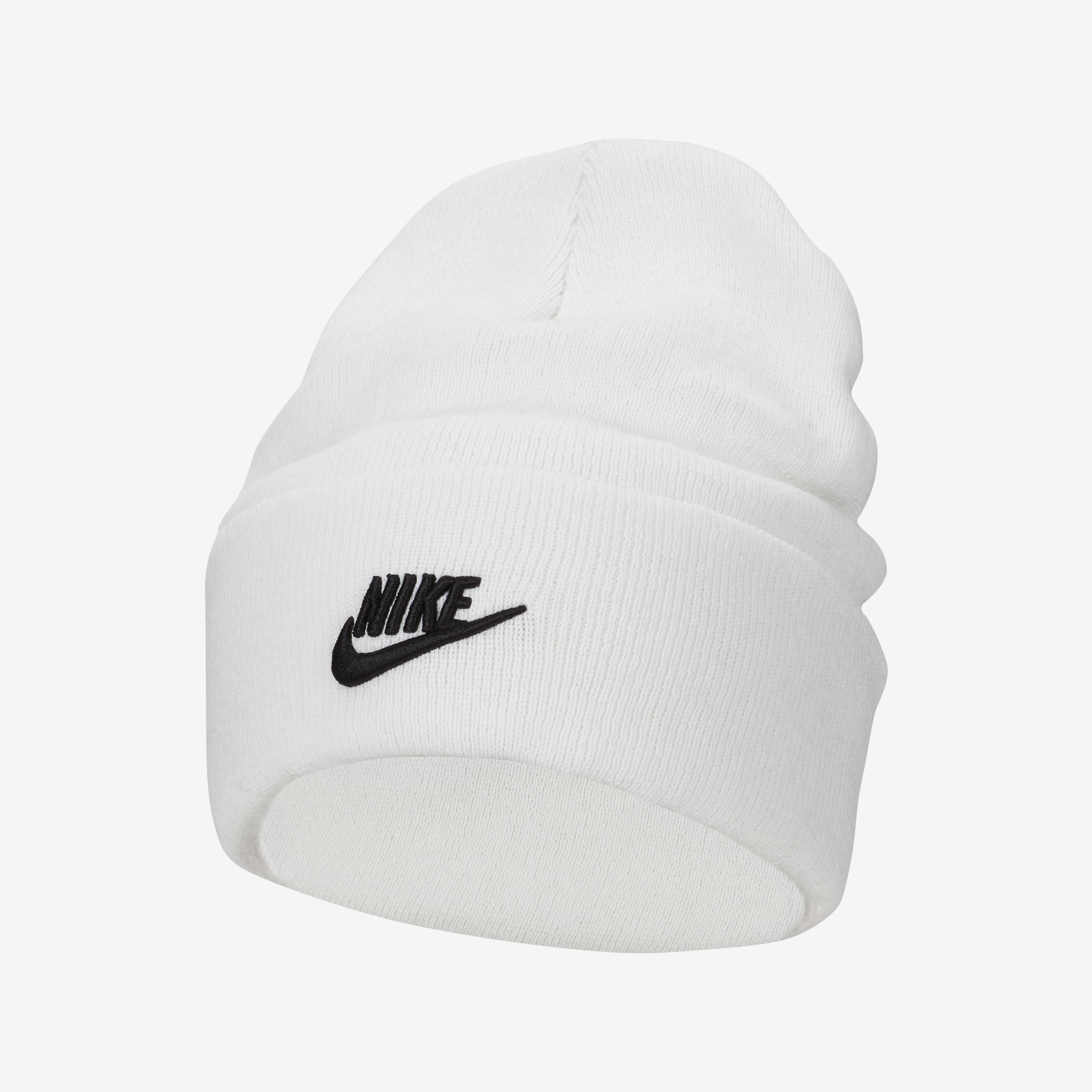 Buy Nike Peak Tall Cuff Futura Beanie - Summit White/Black | Nike UAE ...