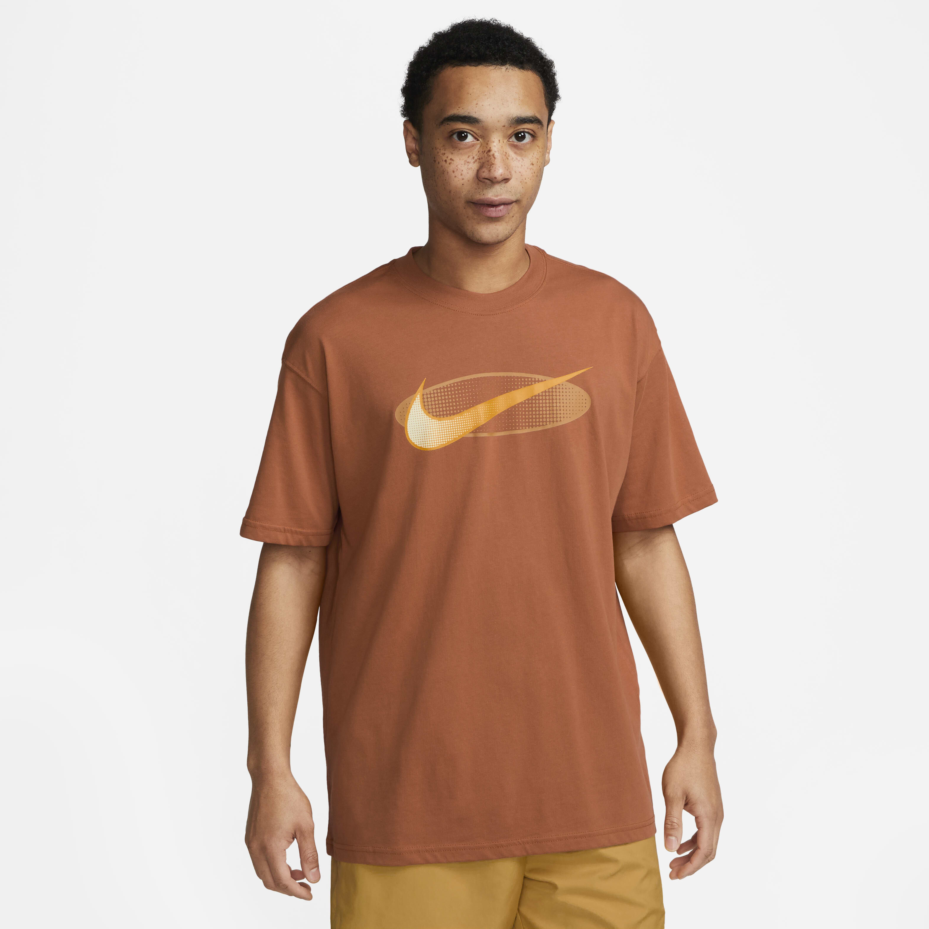 Buy Nike Sportswear Men's T-Shirt - Dark Russet @ Nike UAE