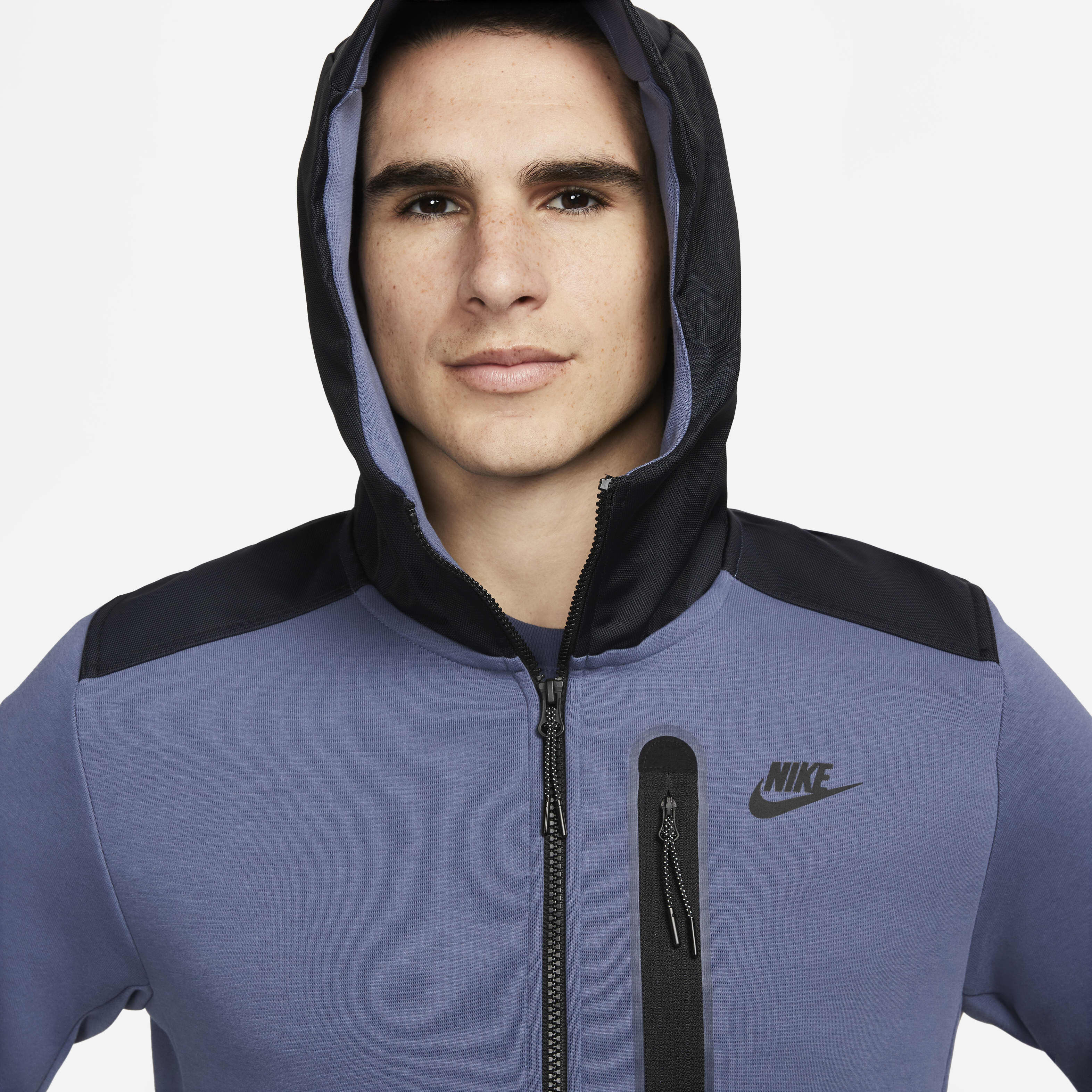 Buy Nike Sportswear Tech Fleece Men's Full-Zip Top - Diffused Blue ...