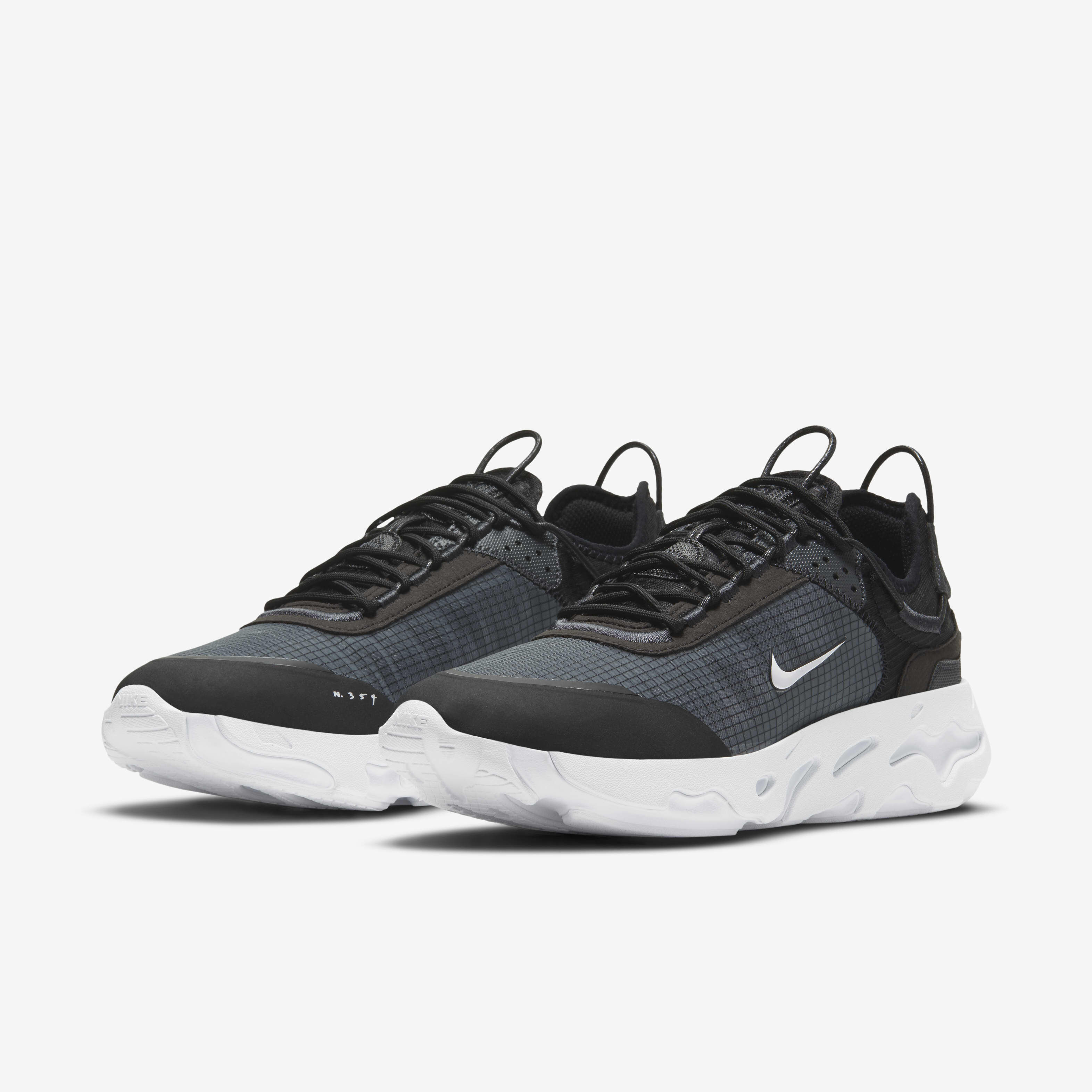 Buy Nike React Live Men's Shoe - Black/Dark Smoke Grey/White @ Nike UAE