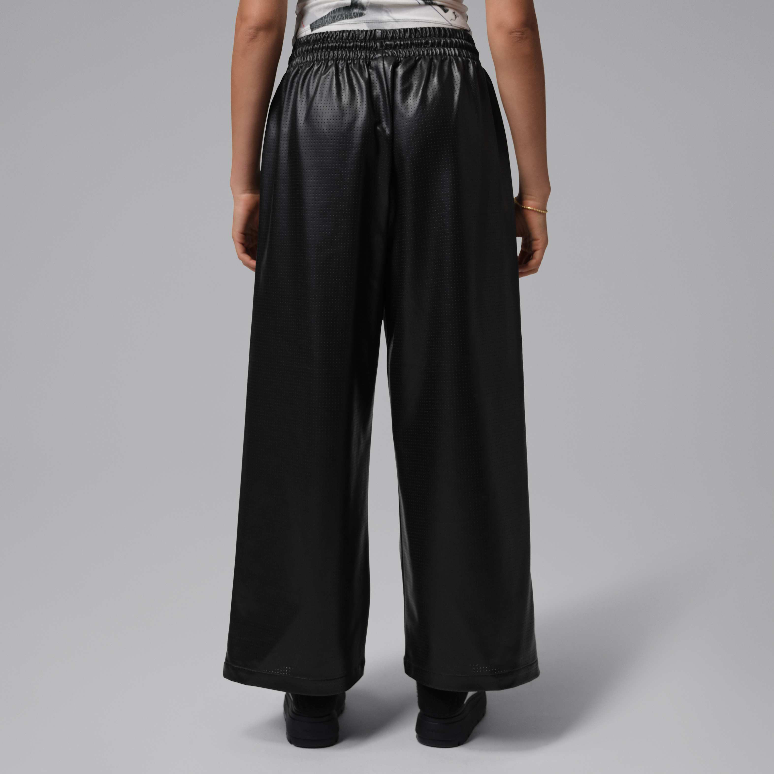 Buy Jordan Flight Women's Faux-Leather Trousers - Black @ Nike UAE