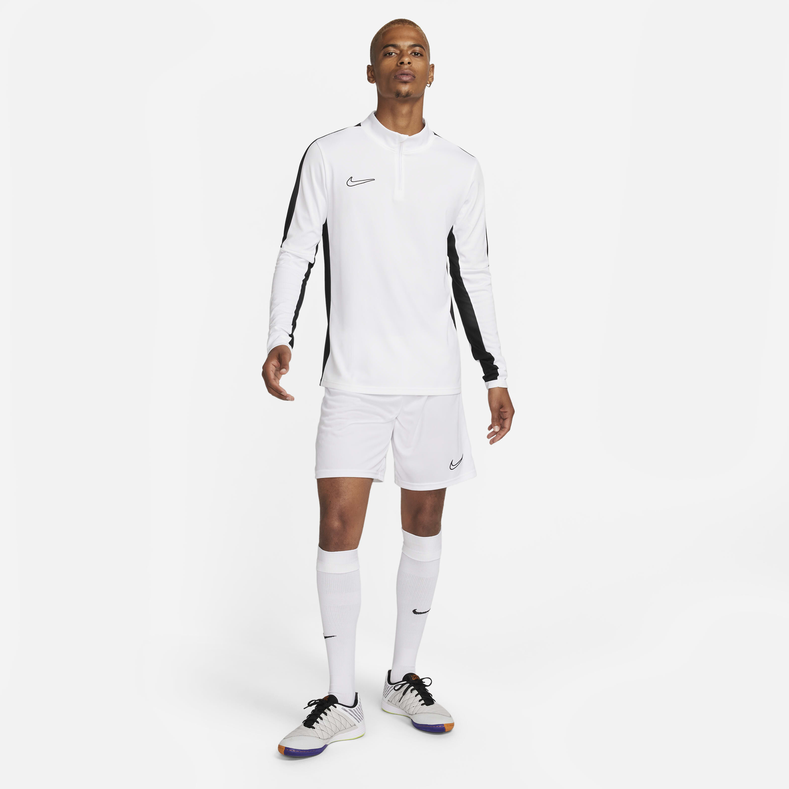 Buy Nike Dri-FIT Academy Men's Football Drill Top (Stock) - White/Black ...