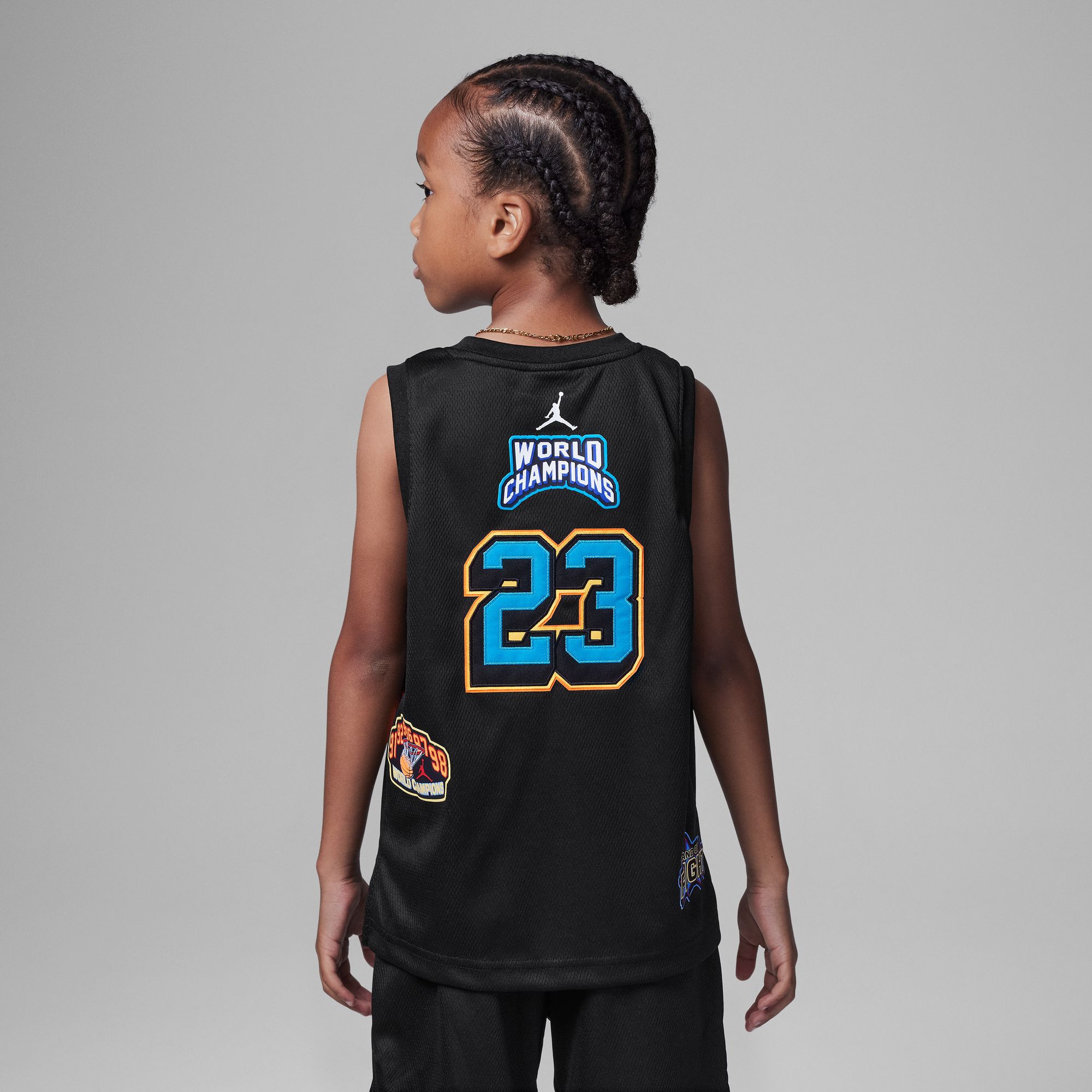 Buy Jordan Patch Pack Jersey Little Kids Jersey - Black | Nike UAE Official