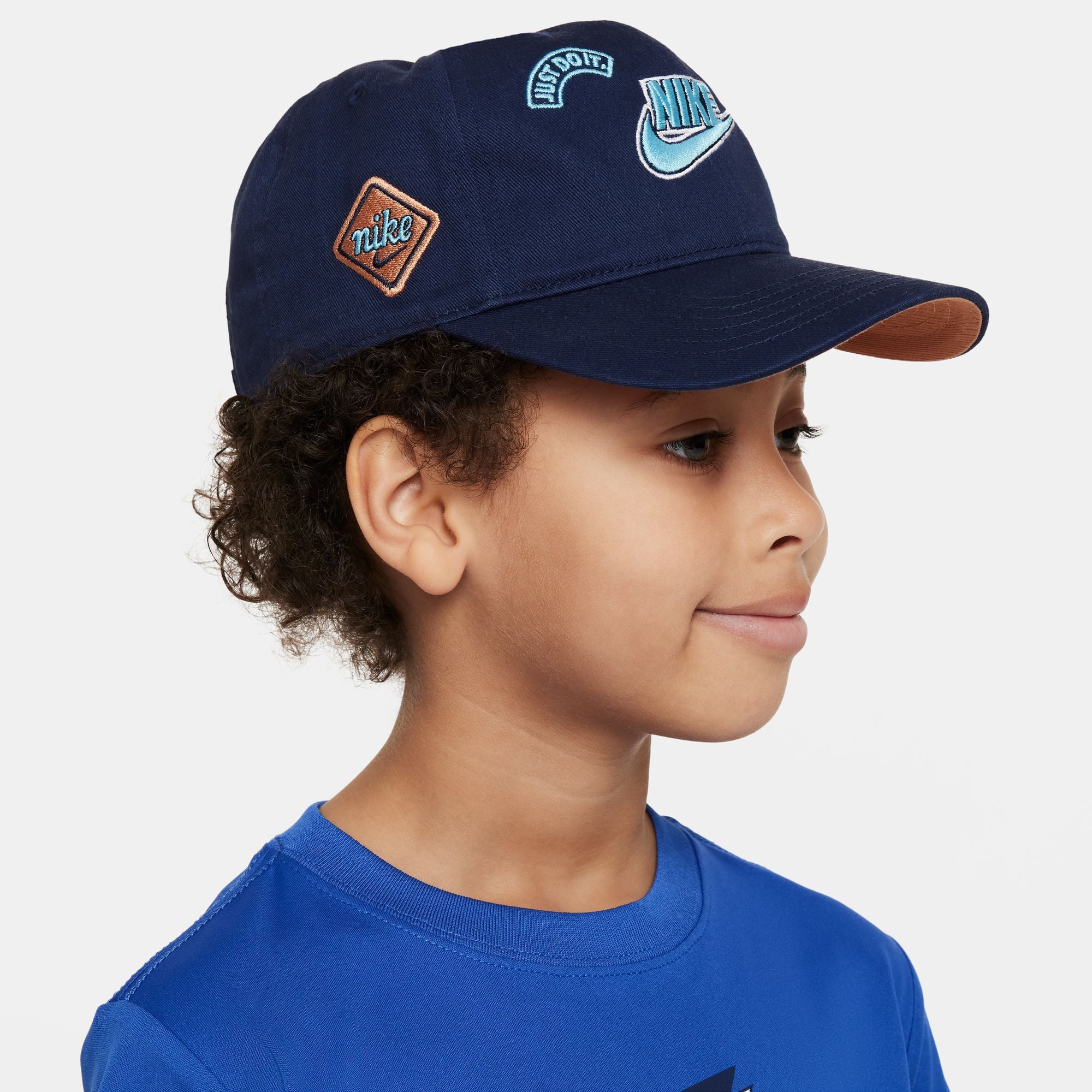 Buy Nike Sense of Adventure Little Kids' Curved Brim Cap - Midnight ...