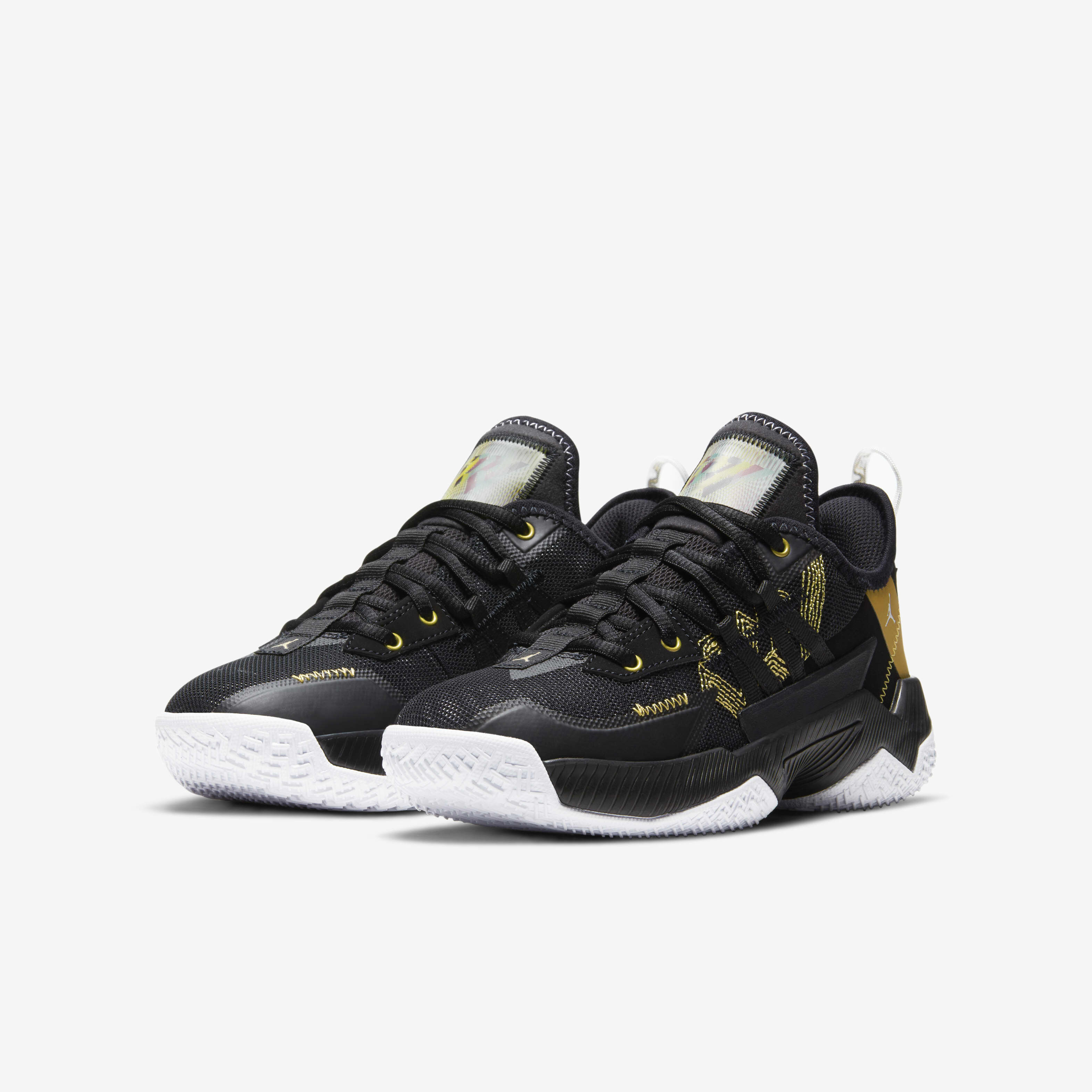 Buy Jordan One Take II Older Kids' Basketball Shoe - Black/Metallic ...