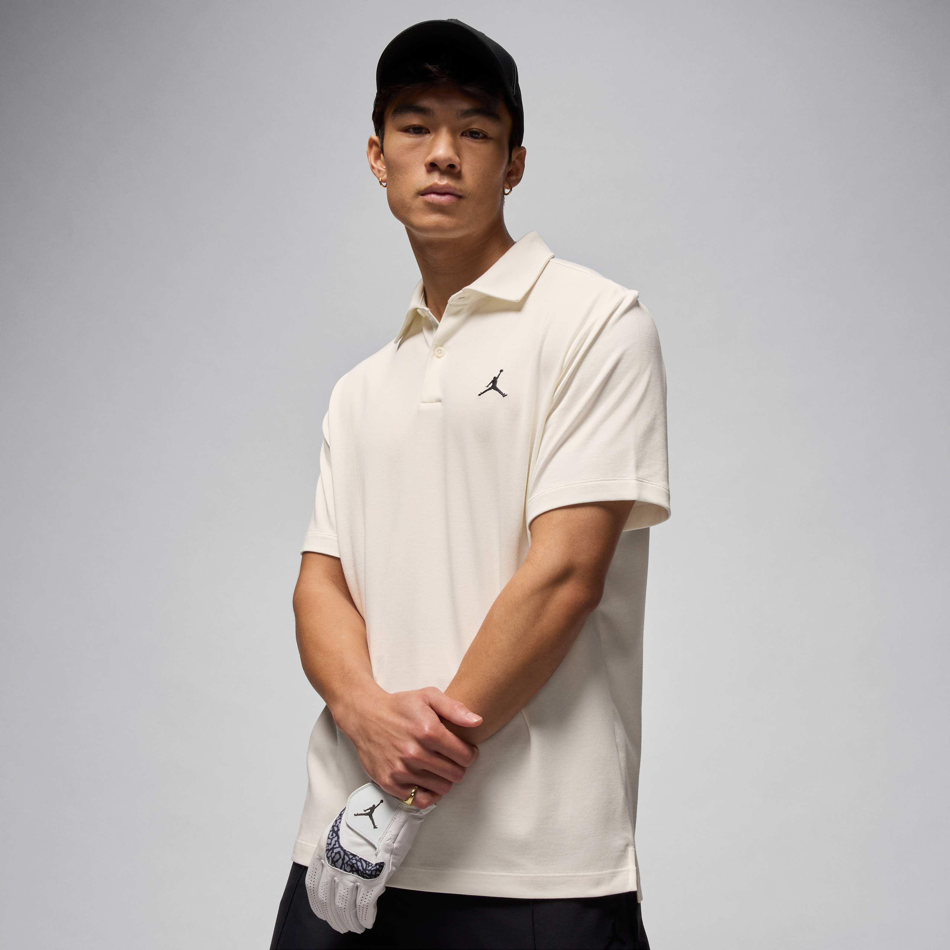 Buy Jordan Sport Men's Dri-FIT Golf Polo - Sail/Black @ Nike UAE