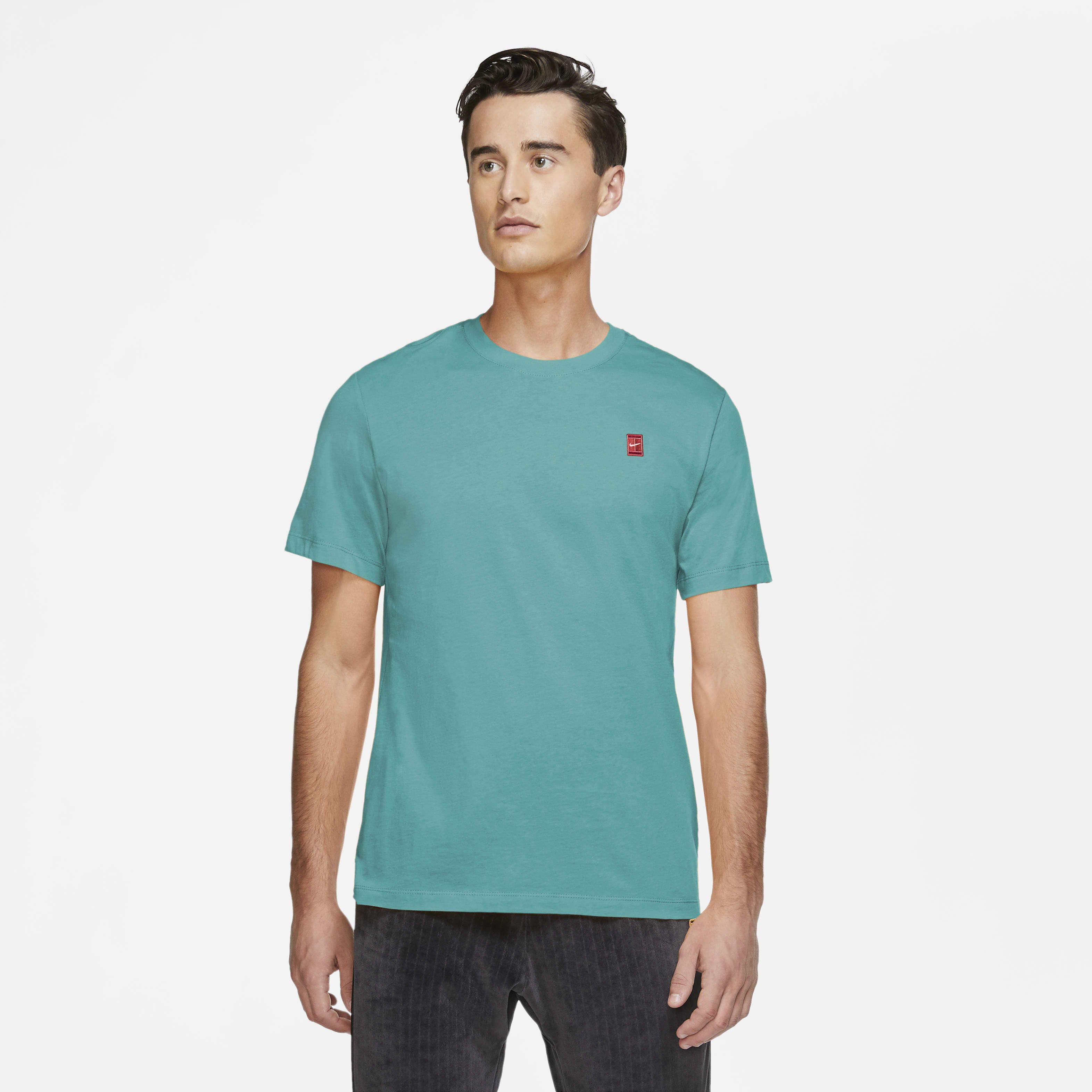 Buy NikeCourt Men's Tennis T-Shirt - Washed Teal/Washed Teal @ Nike UAE
