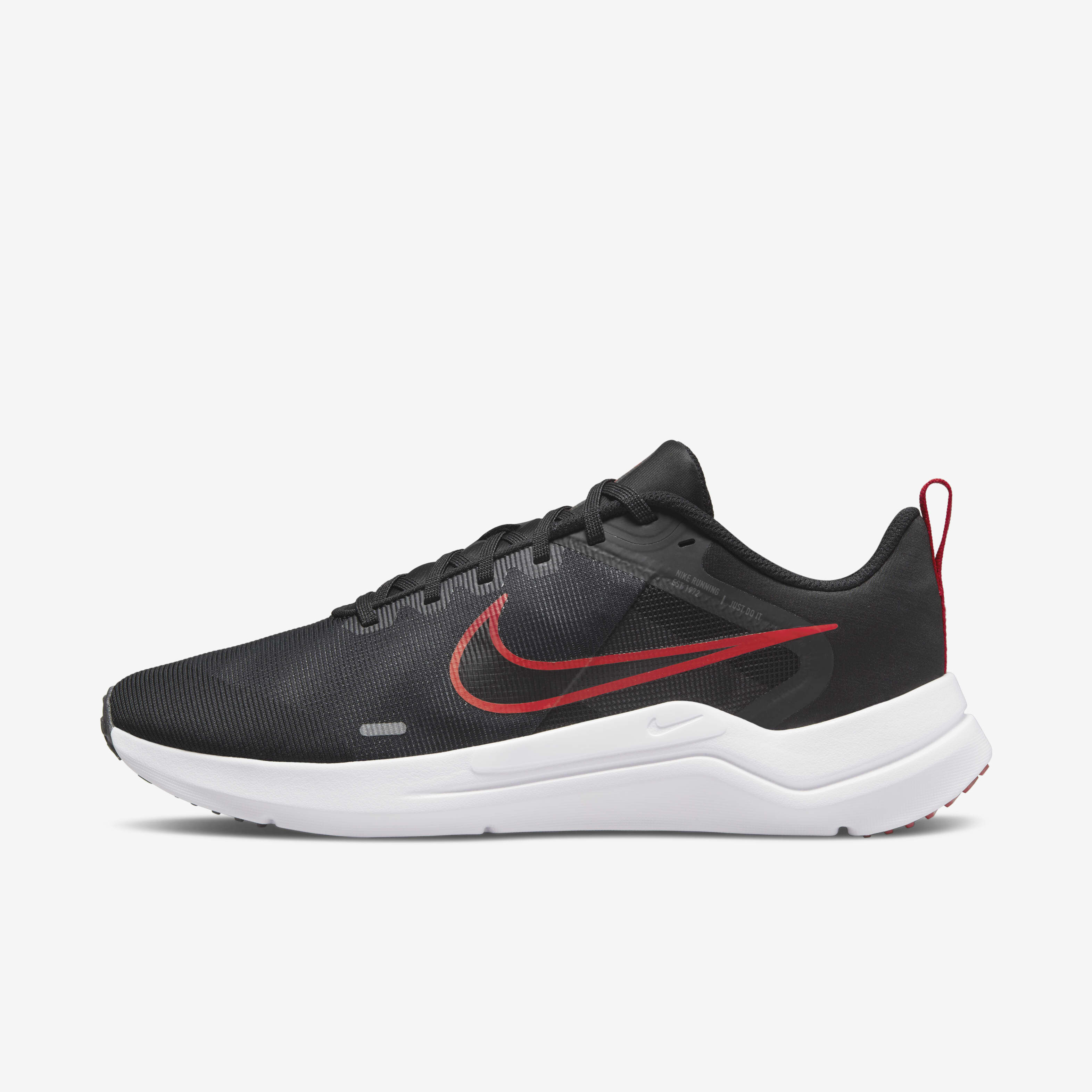 Buy Nike Downshifter 12 Men's Road Running Shoes - Black/Dark Smoke ...