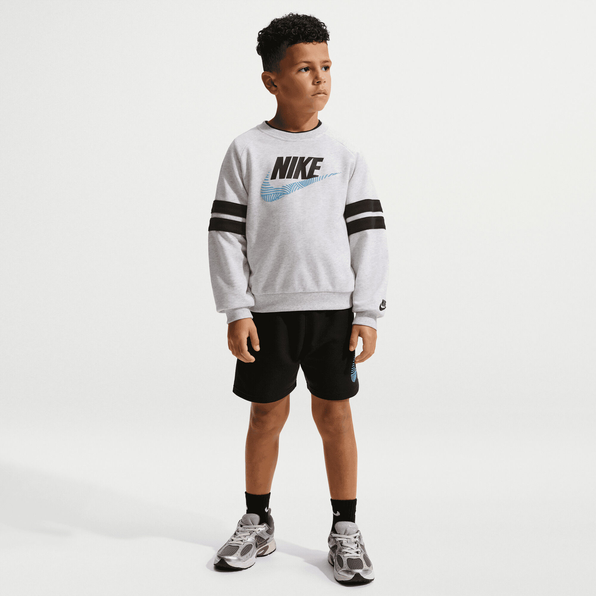 Buy Nike Sportswear In The Zone Little Kids' French Terry Oversized ...