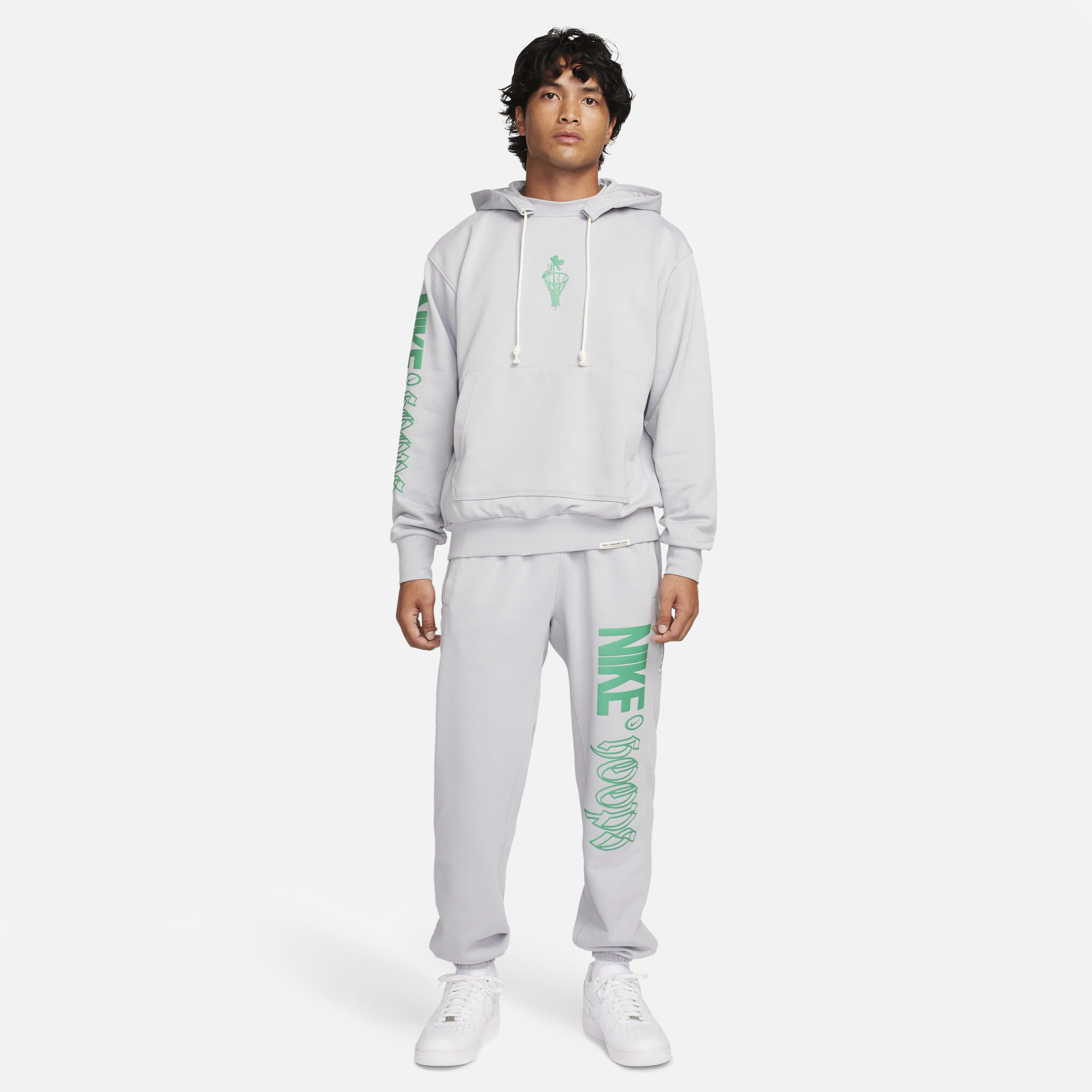 Buy Nike Standard Issue Men's Dri-FIT Basketball Trousers - Wolf Grey ...