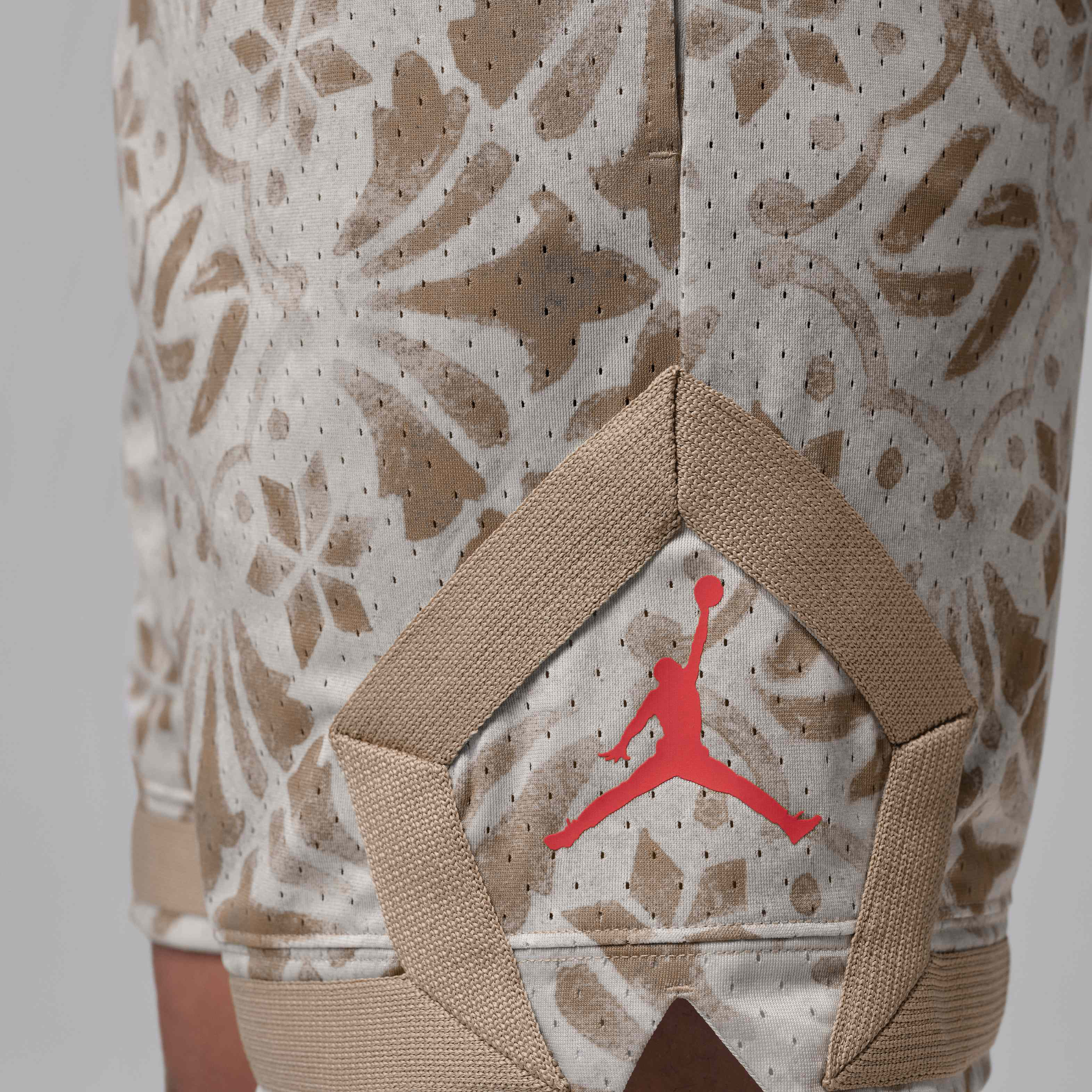 Buy Luka Dončić Men's Dri-FIT Diamond Shorts - Khaki/Varsity Red @ Nike UAE