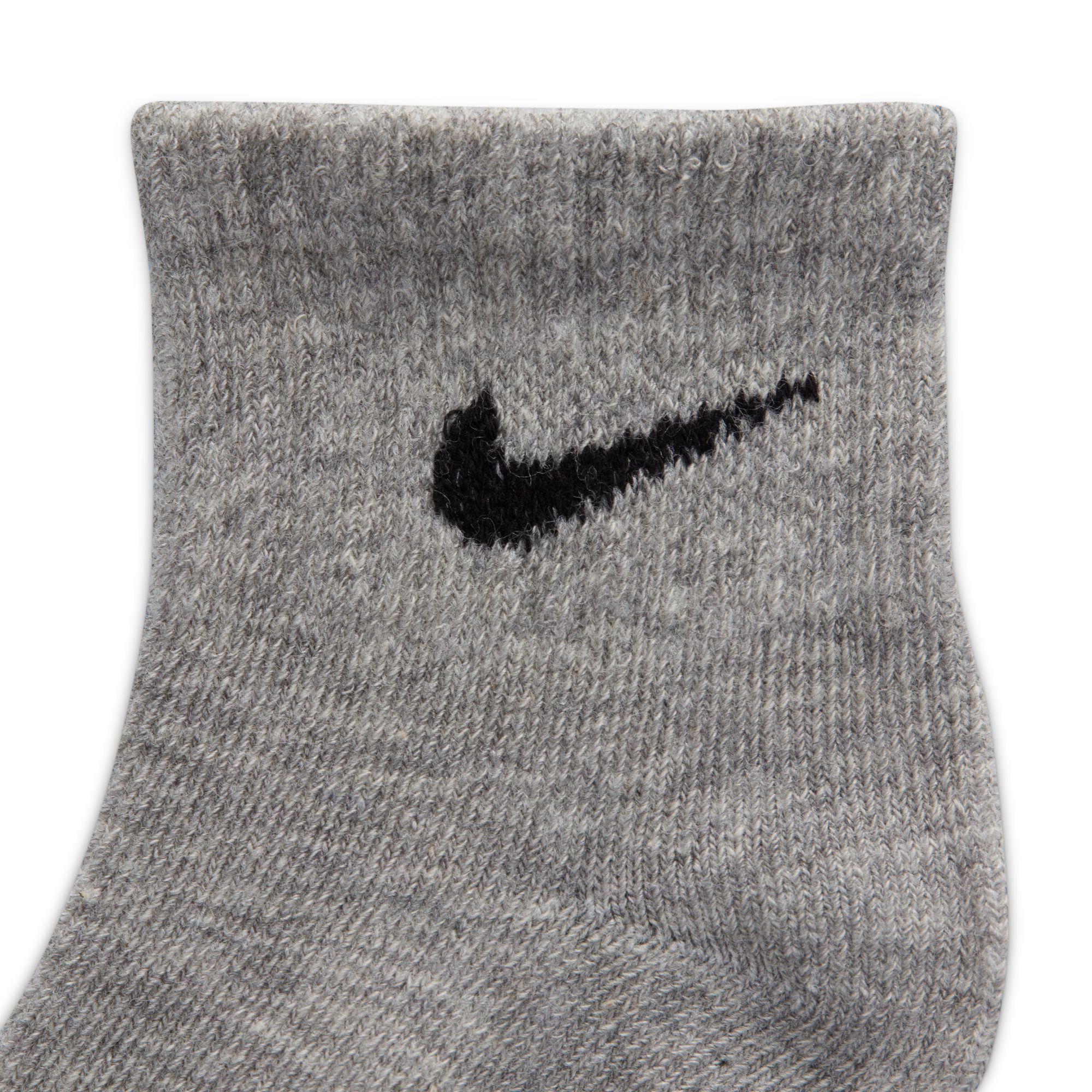 Buy Nike Toddler Ankle Socks (6 Pairs) - Dark Grey Heather/Black @ Nike UAE