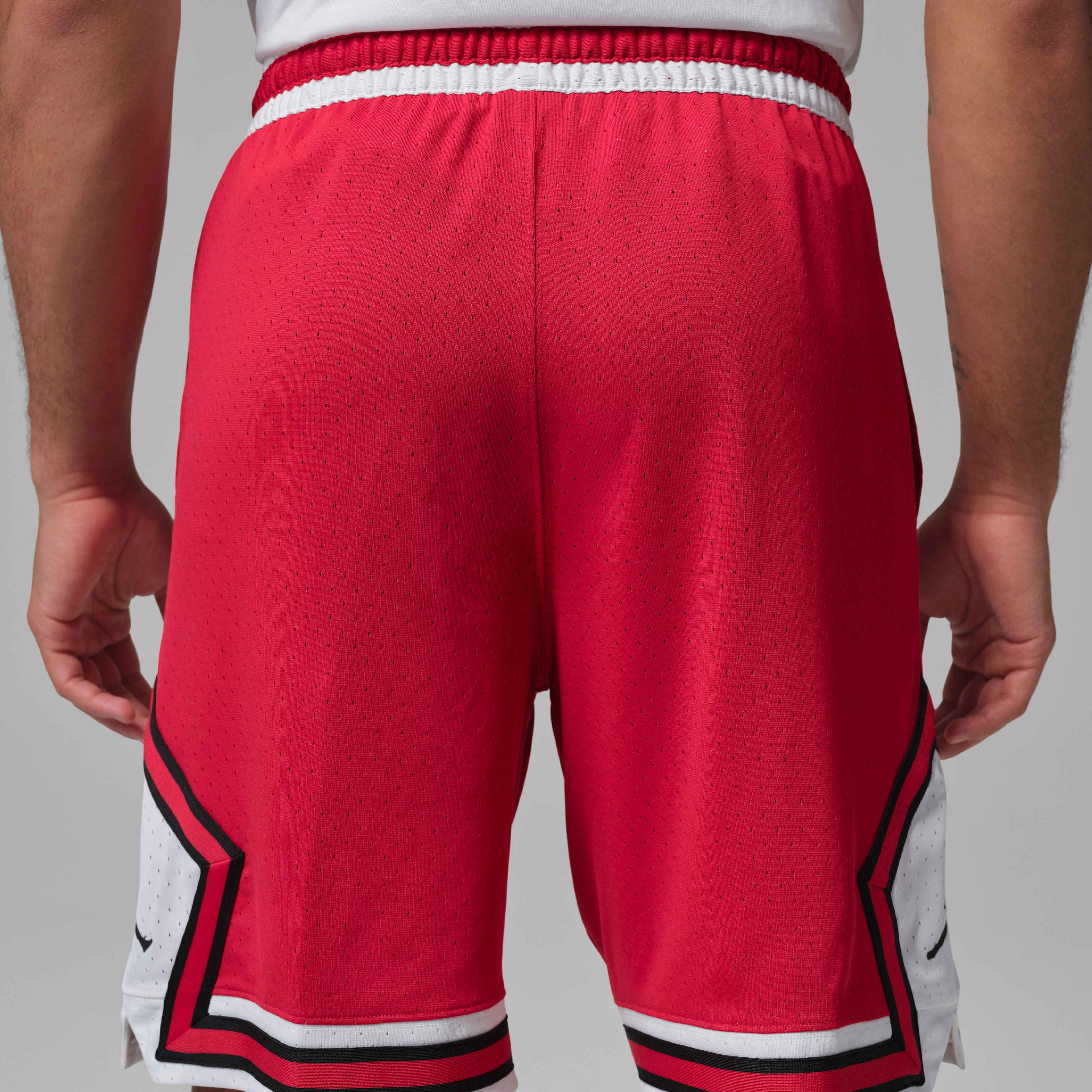Buy Jordan Sport Men's Dri-FIT 23cms (approx.) Diamond Shorts - Gym Red ...