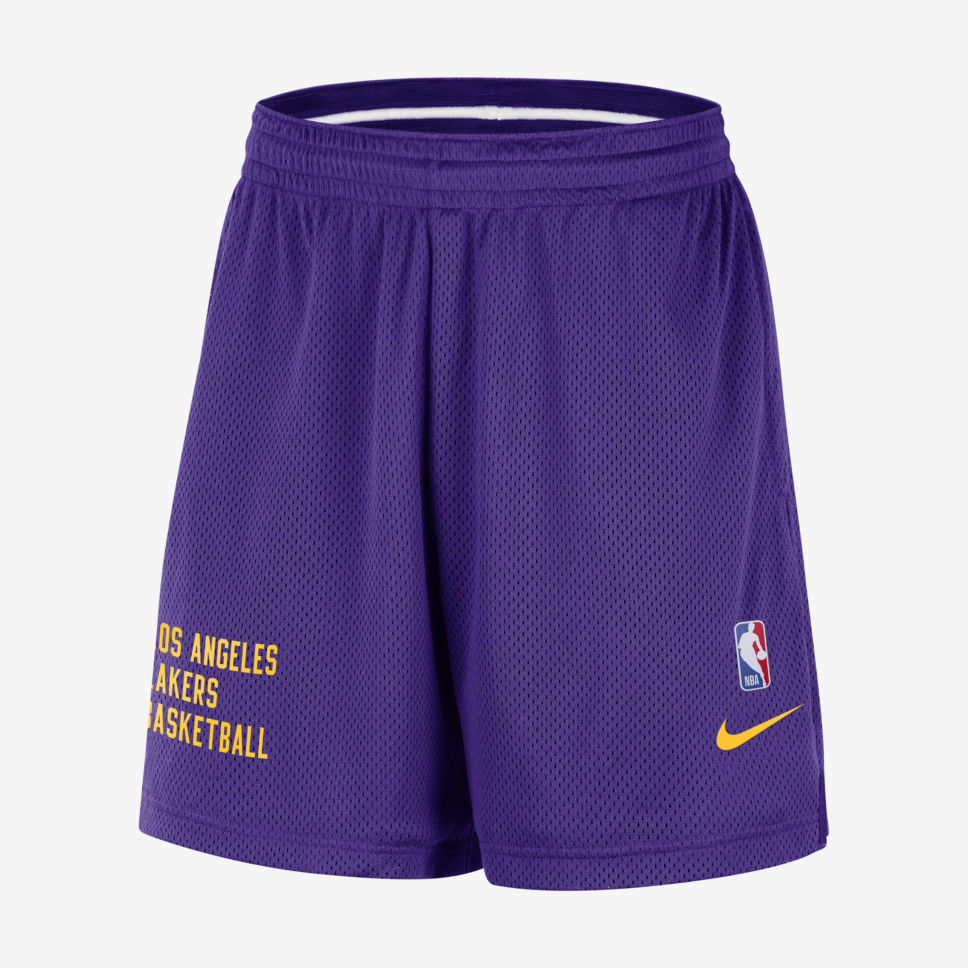 Buy Los Angeles Lakers Men's Nike NBA Mesh Shorts - Field Purple/White ...
