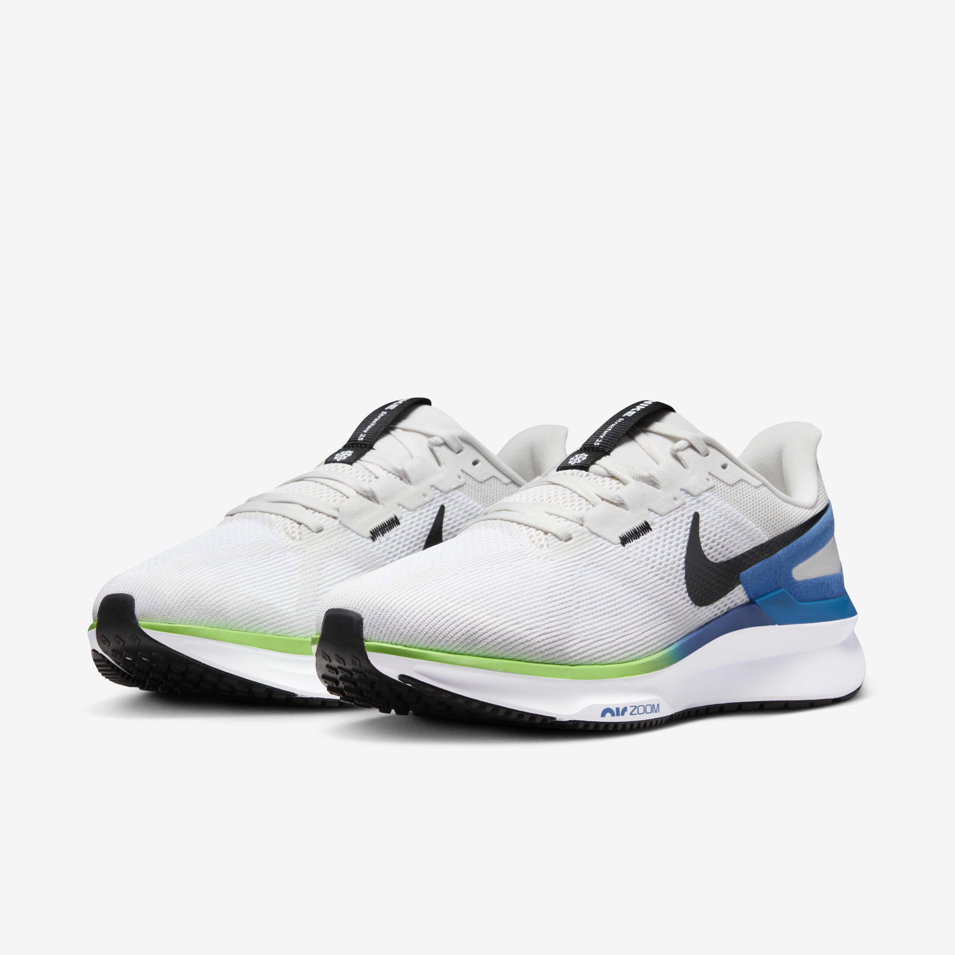 Buy Nike Structure 25 Men's Road Running Shoes (Extra Wide) - White ...