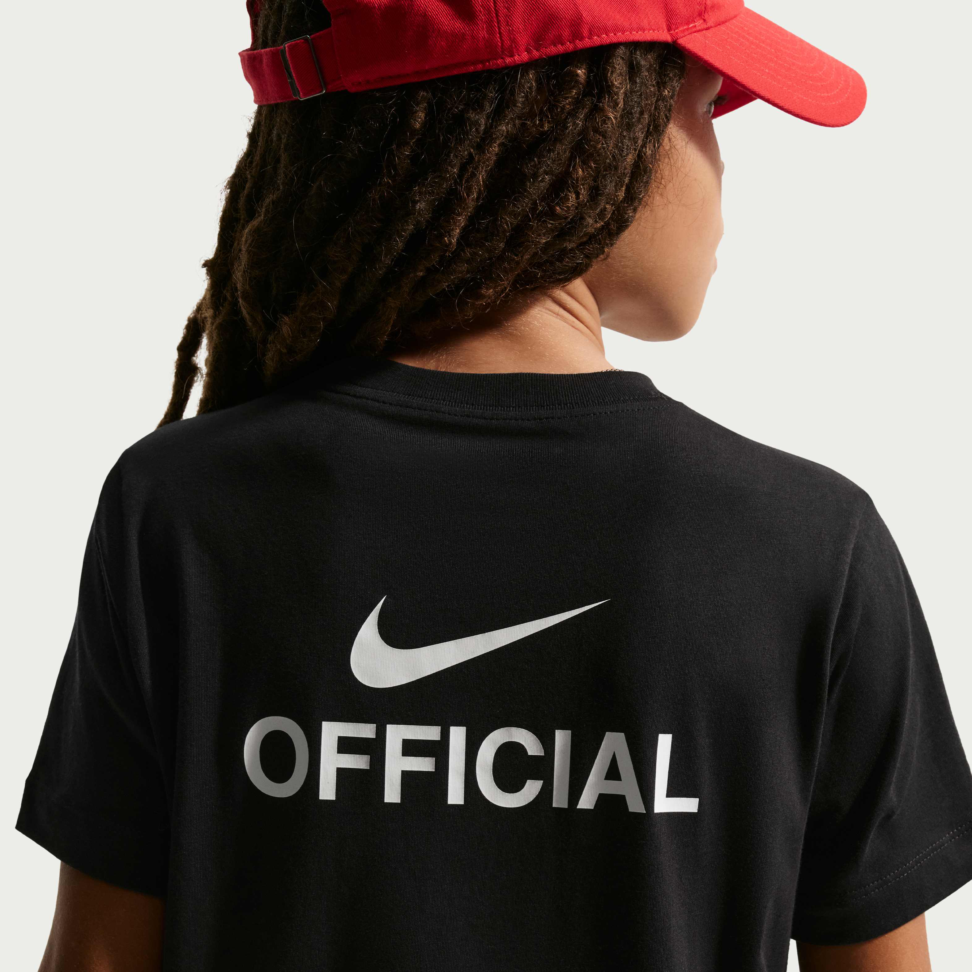 Buy Nike Sportswear Older Kids' T-Shirt - Black @ Nike UAE