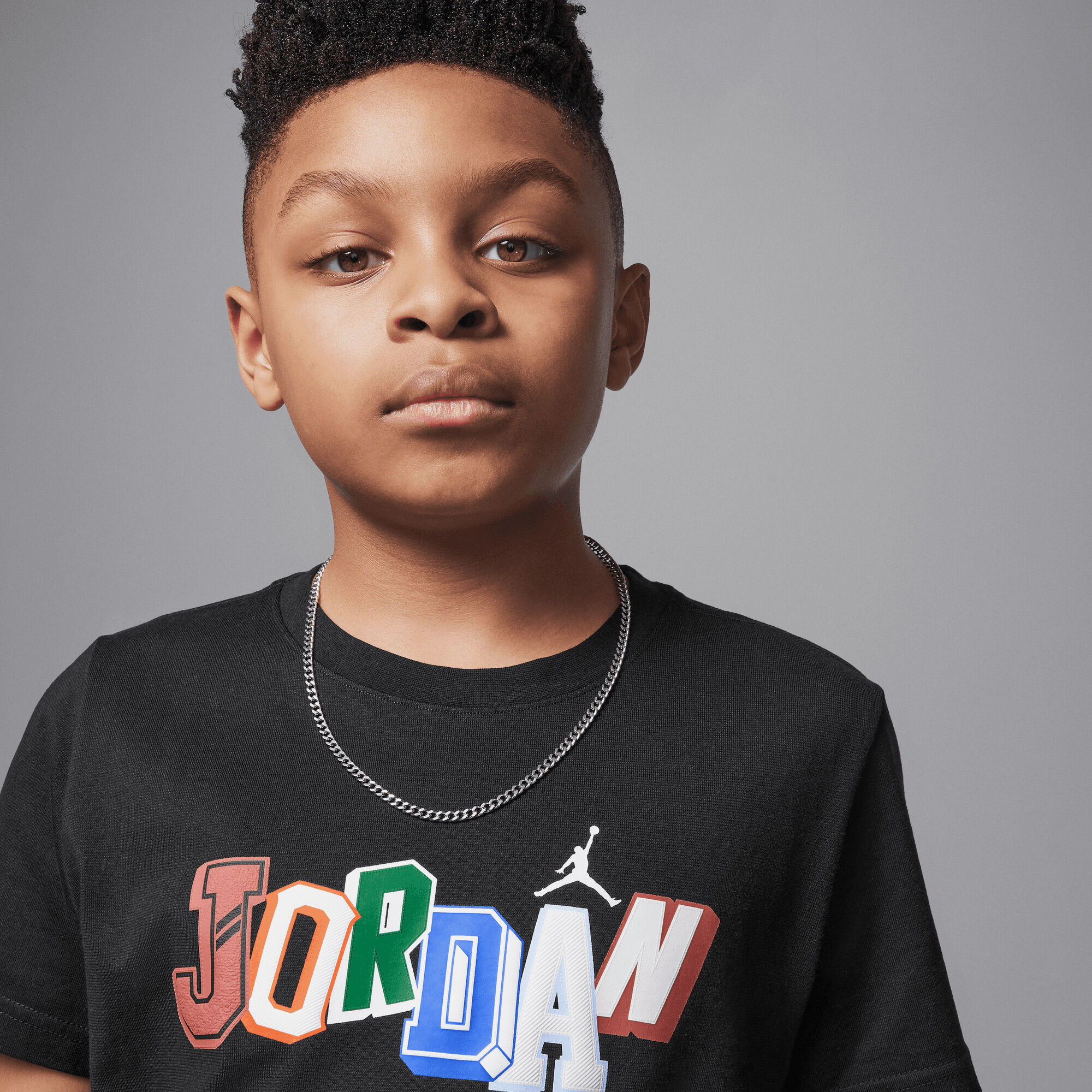 Buy Jordan Big Kids' Signature T-Shirt - Black @ Nike UAE