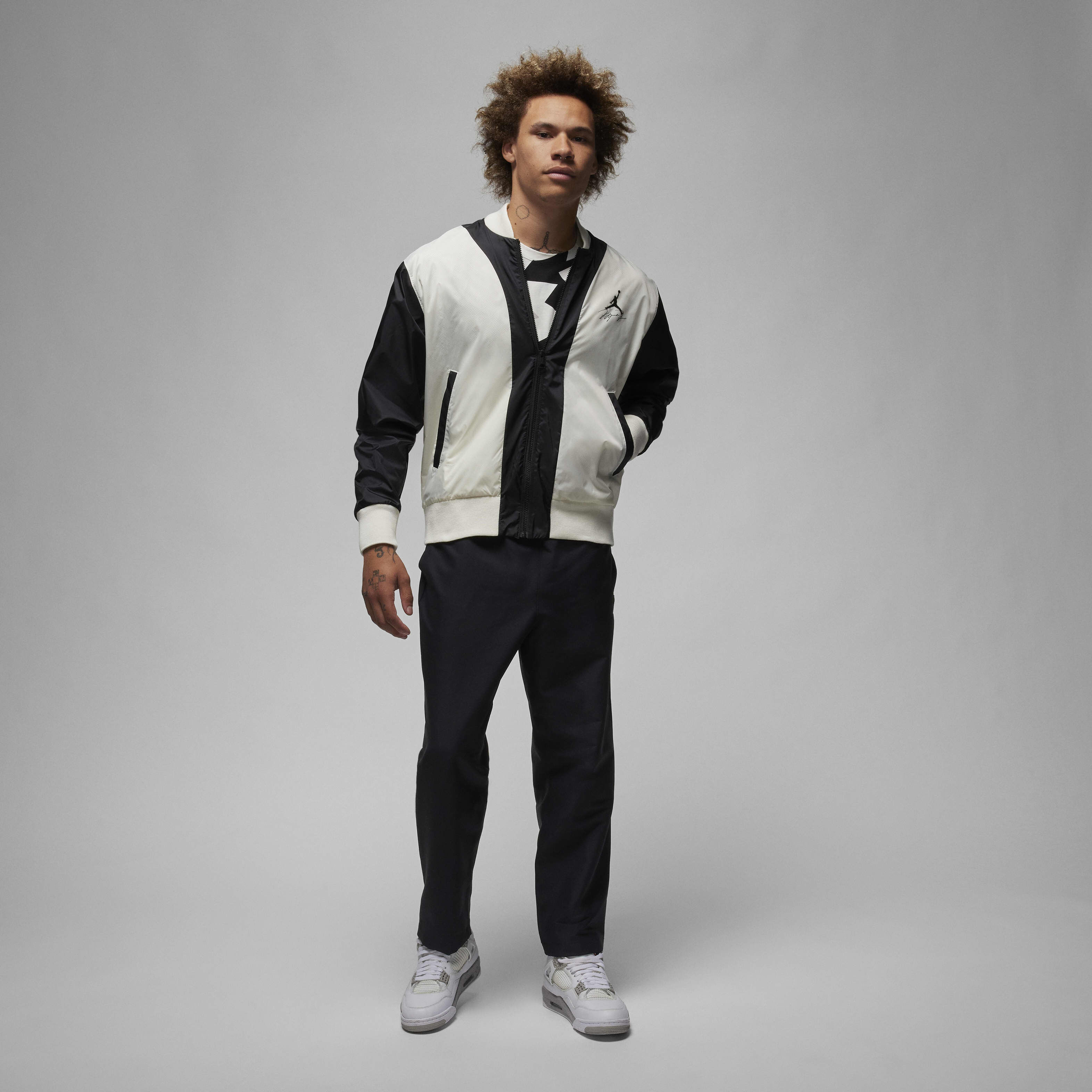 Buy Jordan Flight MVP Men's Jacket - Sail/Black | Nike UAE Official