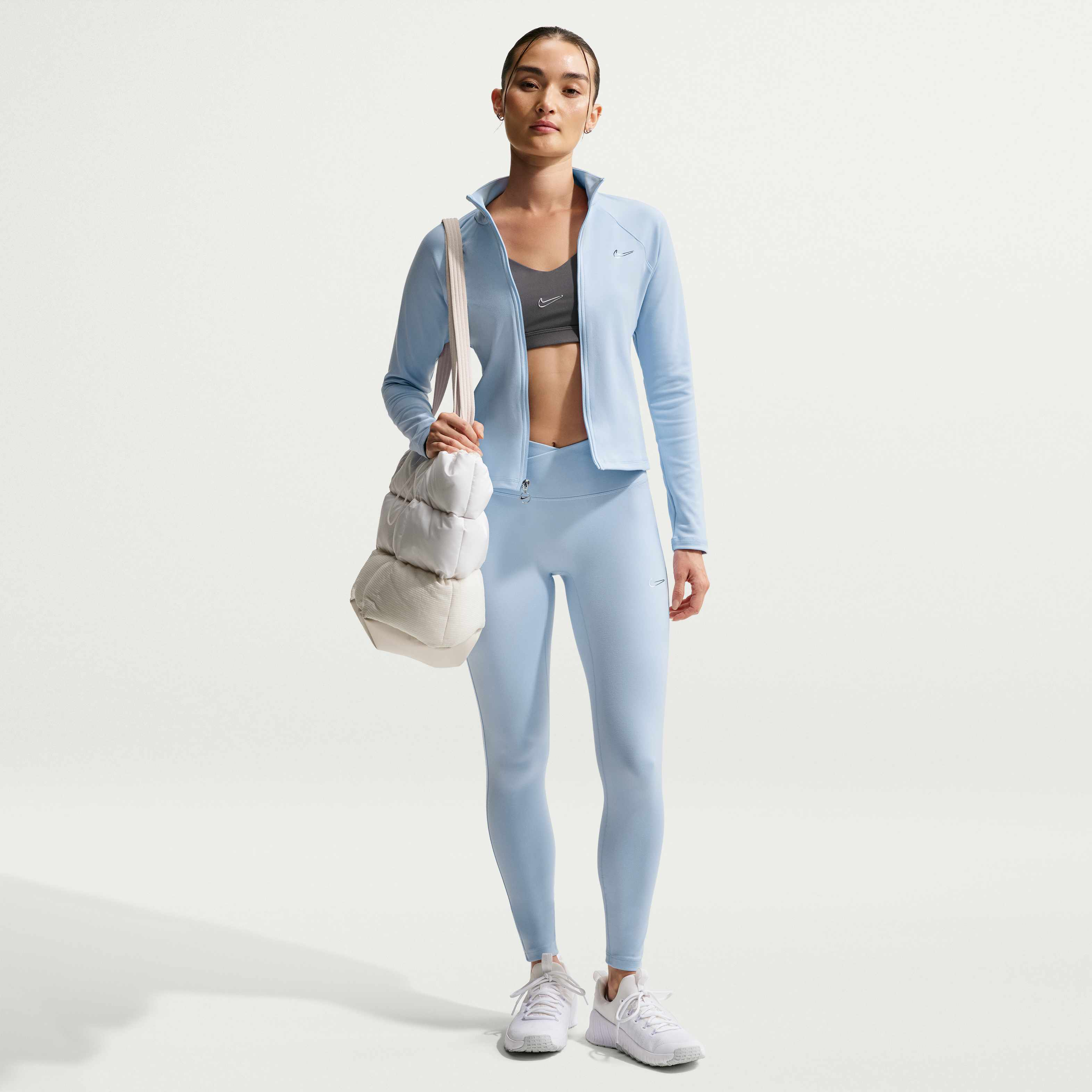 Buy Nike One Women's Dri-FIT High-Waisted Leggings - Hydrogen Blue ...