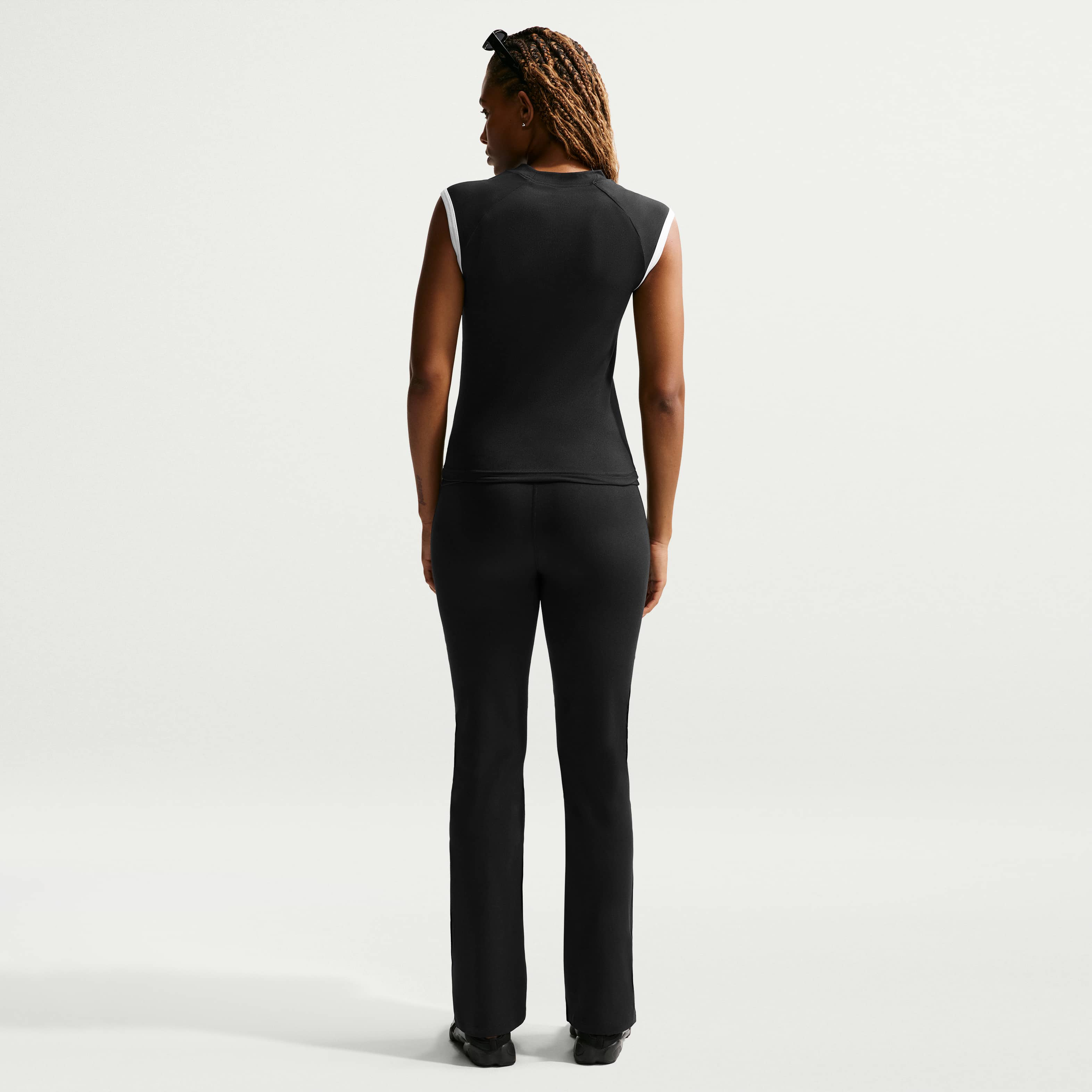 Buy Nike Sportswear Women's Tight Sleeveless 1/4-Zip Top - Black @ Nike UAE