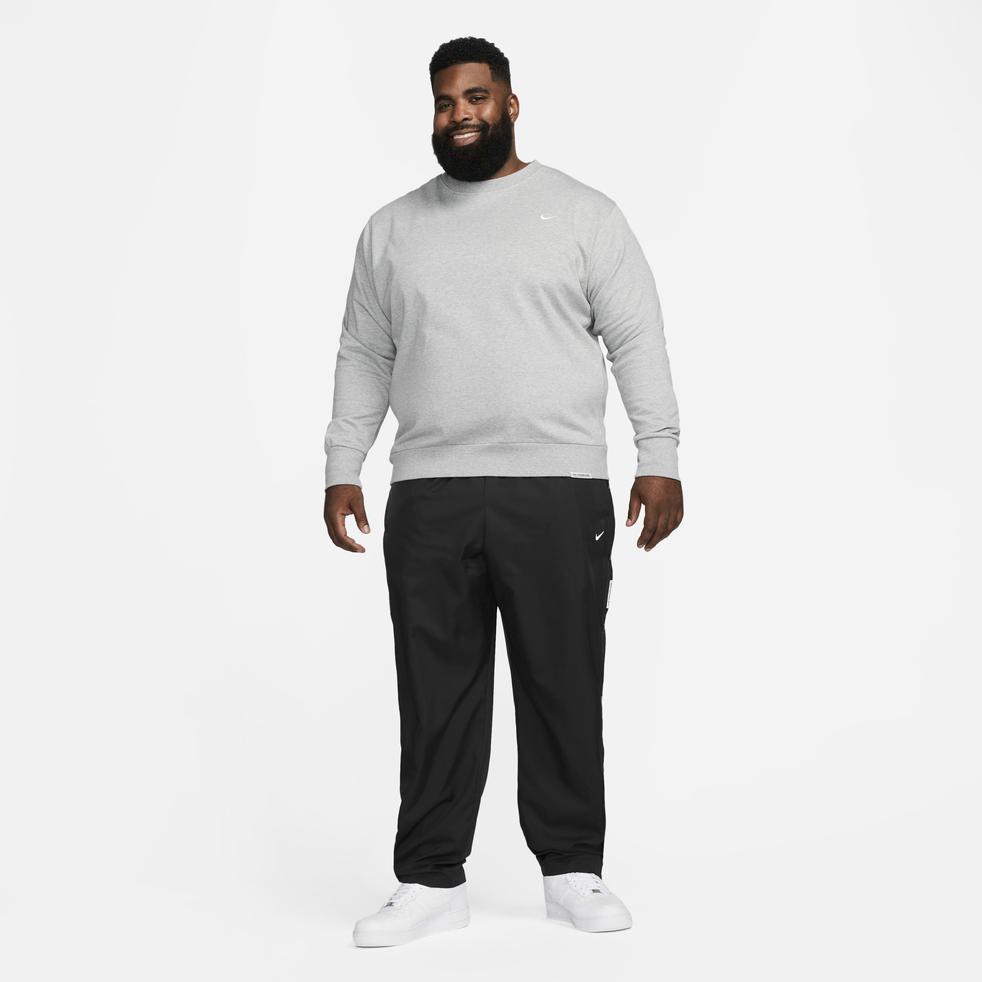 Buy Nike Standard Issue Men's Dri-FIT Crew Basketball Top - Dark Grey ...