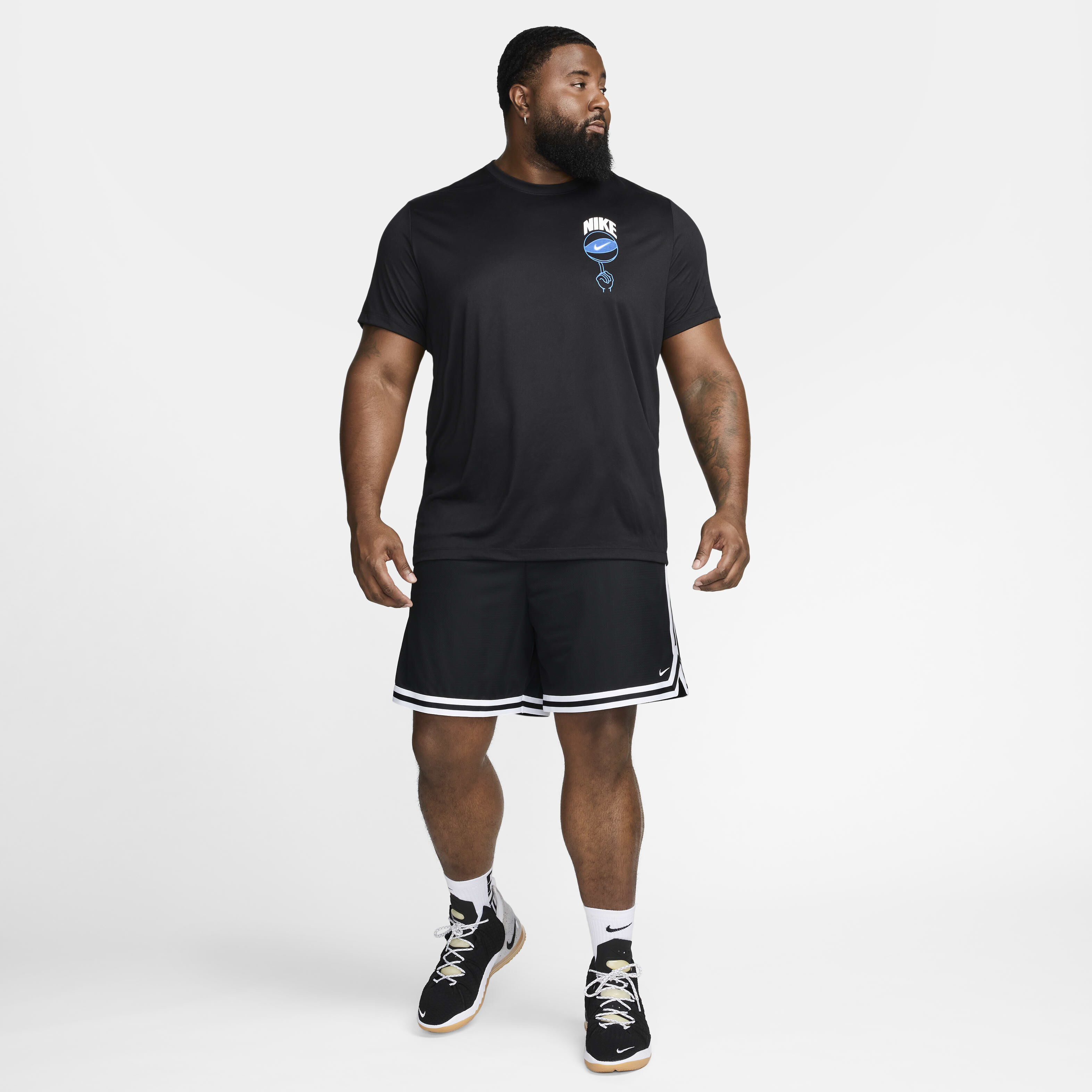 Buy Nike Men's Dri-FIT Basketball T-Shirt - Black @ Nike UAE
