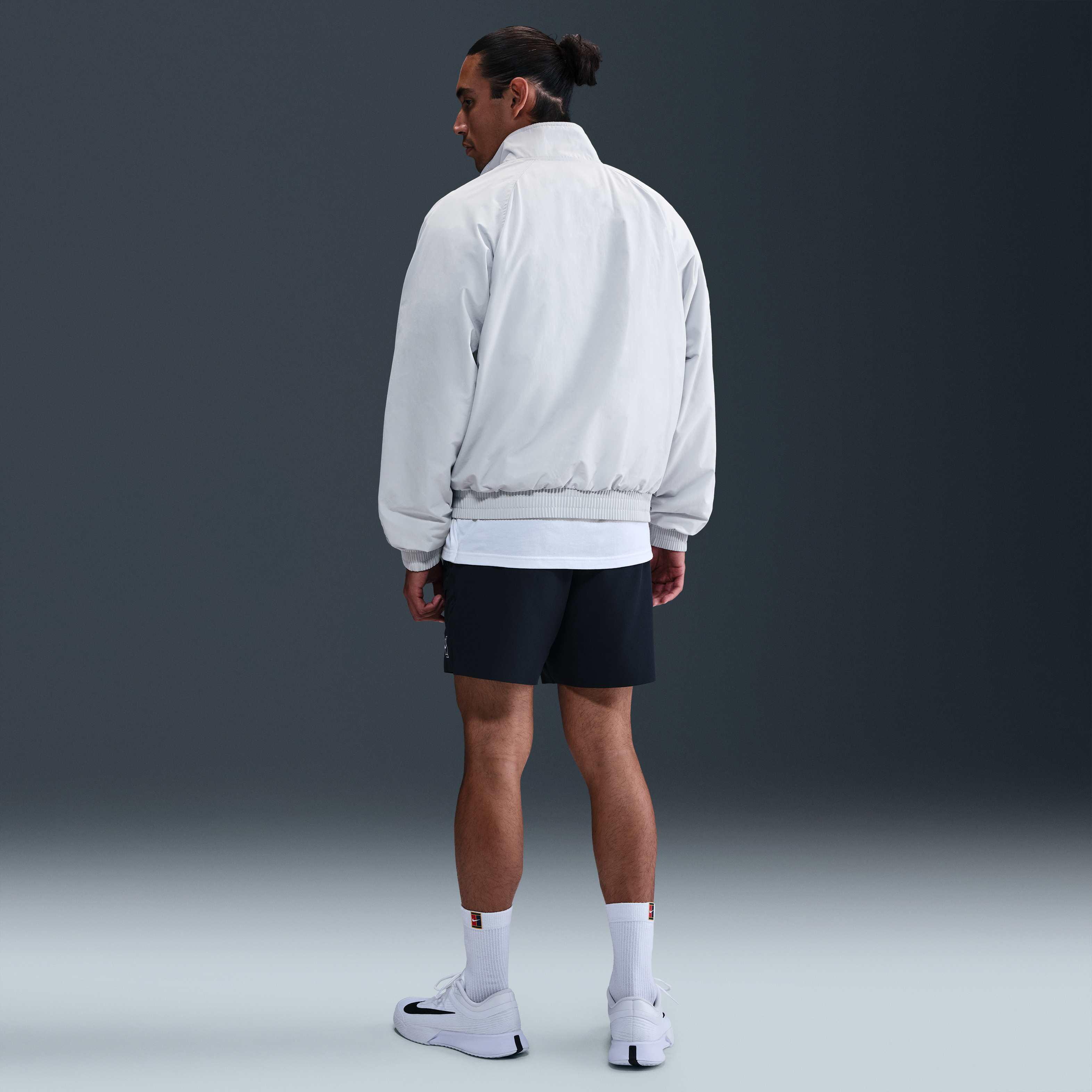 Buy NikeCourt Heritage Men's Tennis Jacket - Pure Platinum/Wolf Grey ...