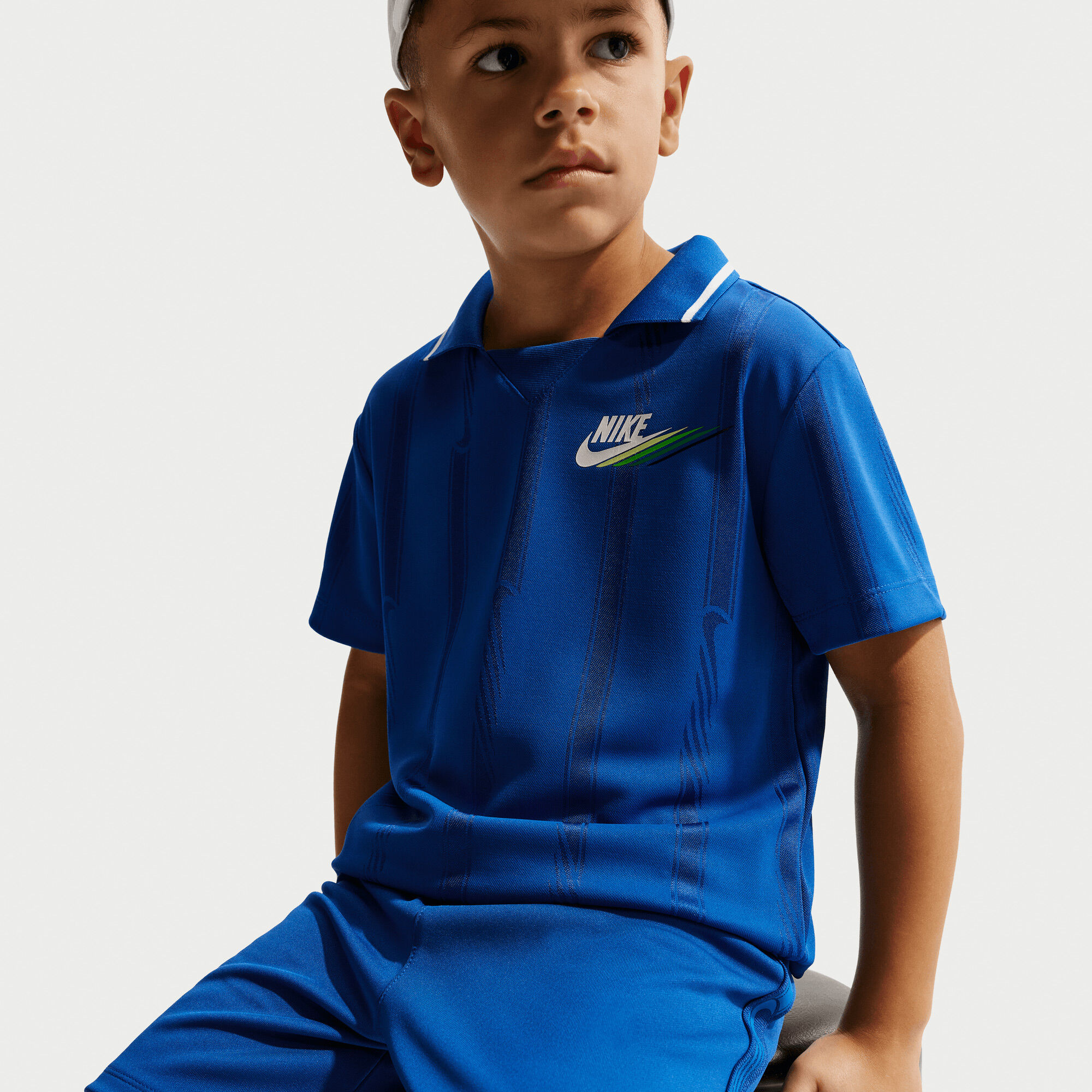 Buy Nike Sportswear Little Kids' Victory Lap 2-Piece Mesh Shorts Set ...