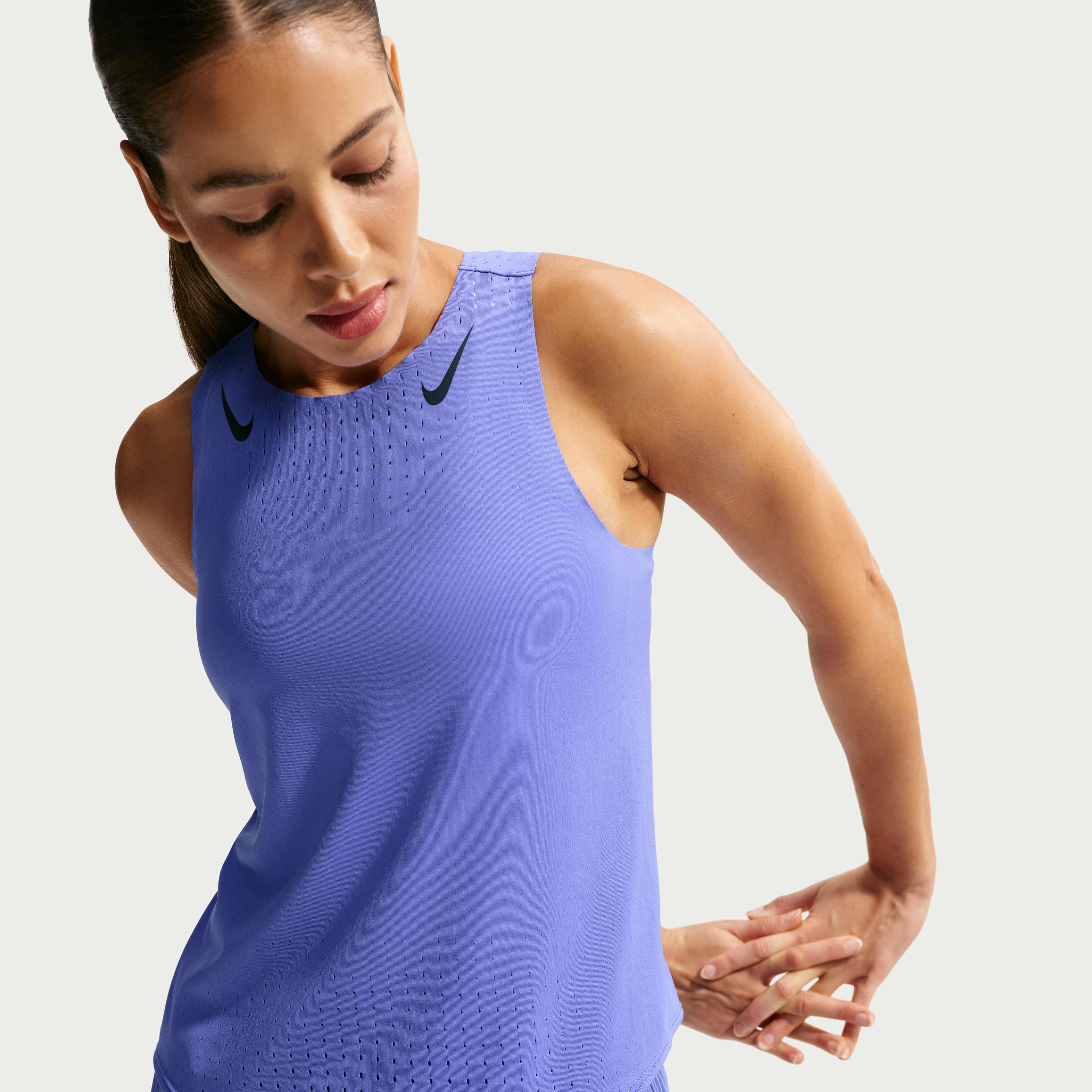 Buy Nike AeroSwift Women's Dri-FIT ADV Running Vest - Sapphire/Black ...