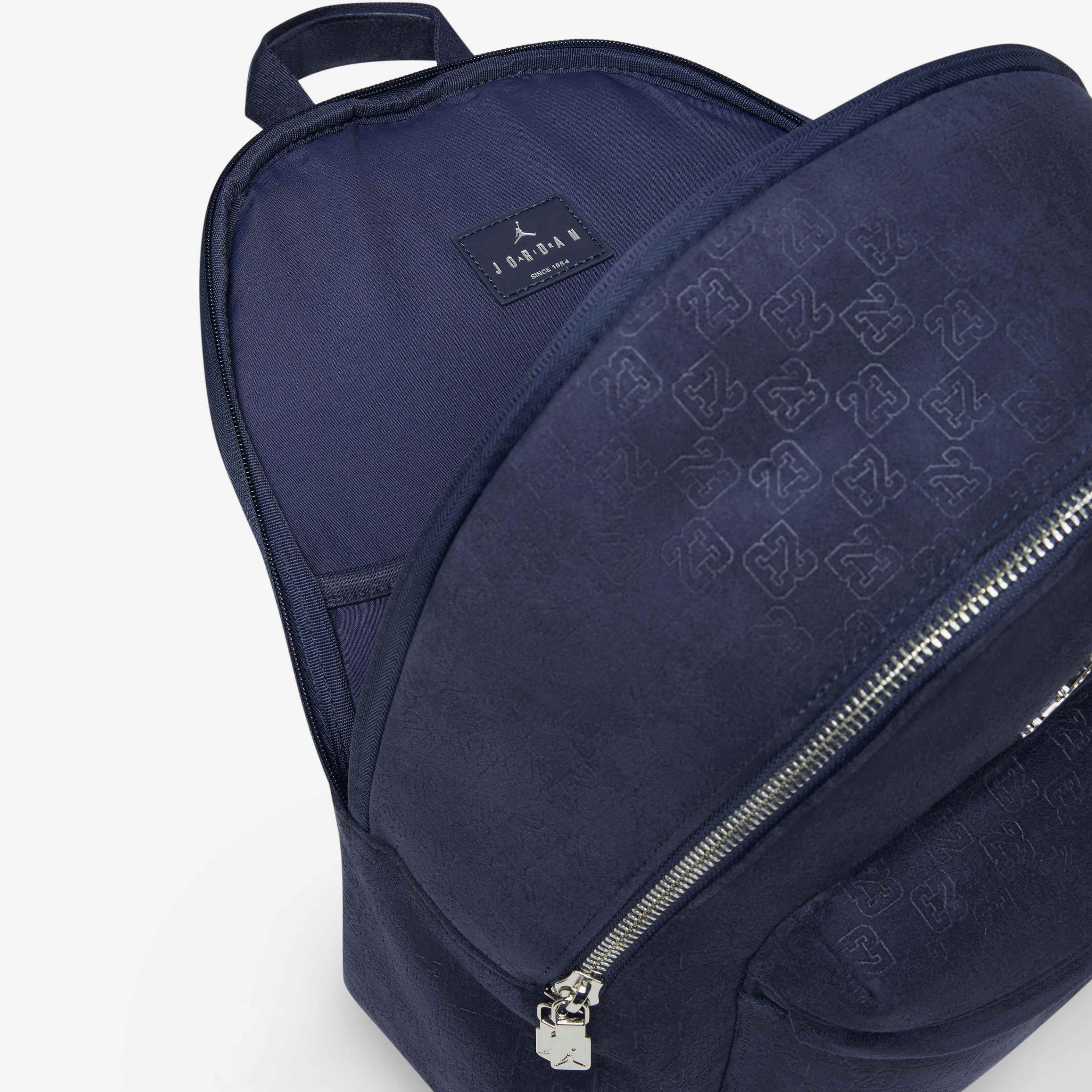 Buy Jordan Suede Monogram Backpack (23.5L) - Midnight Navy @ Nike UAE